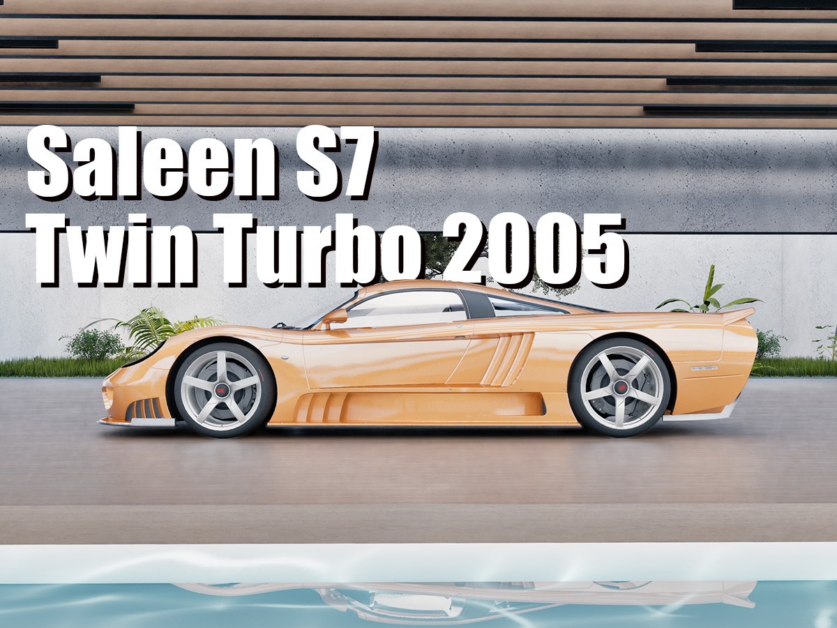 【Twinmotion】Saleen S7 Twin Turbo 2005_White_Guys-站酷ZCOOL