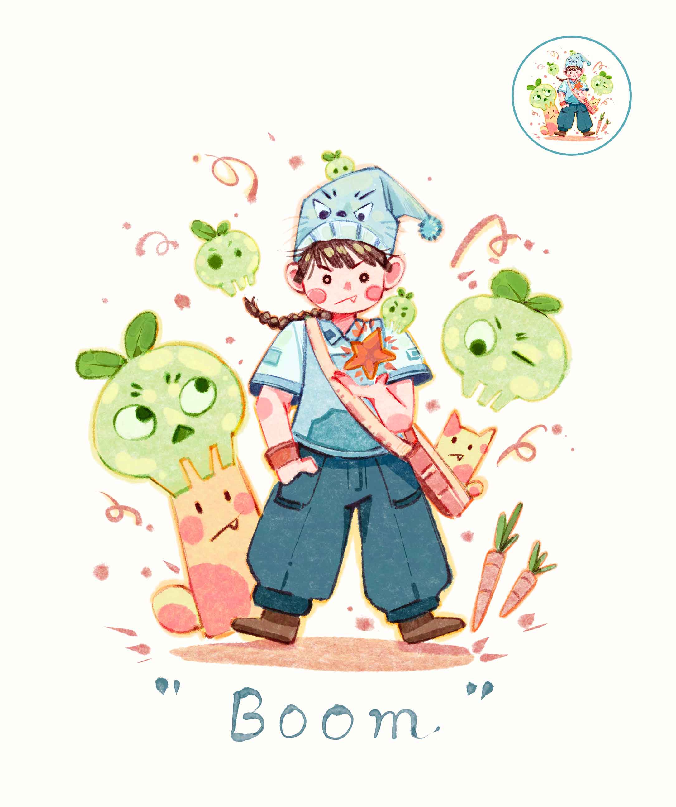 可爱涂鸦系列_NIAN年秊-站酷ZCOOL