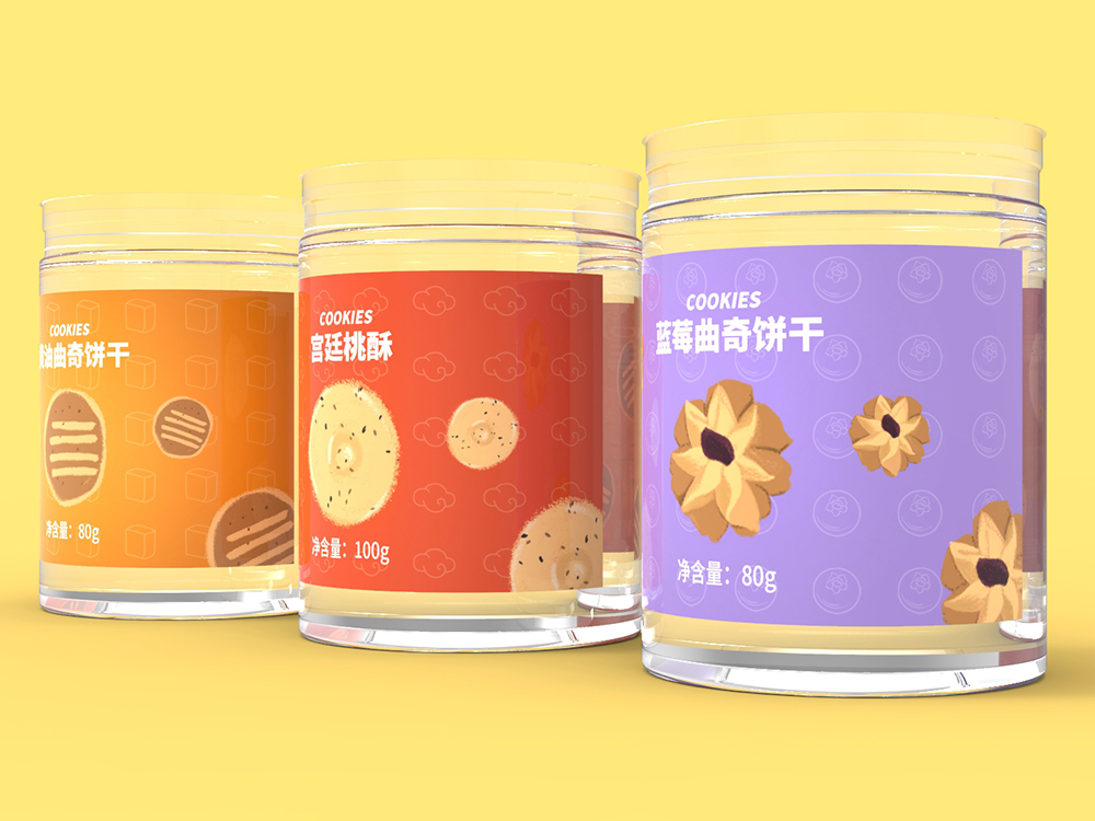 曲奇饼干不干胶_漫天星998-站酷ZCOOL