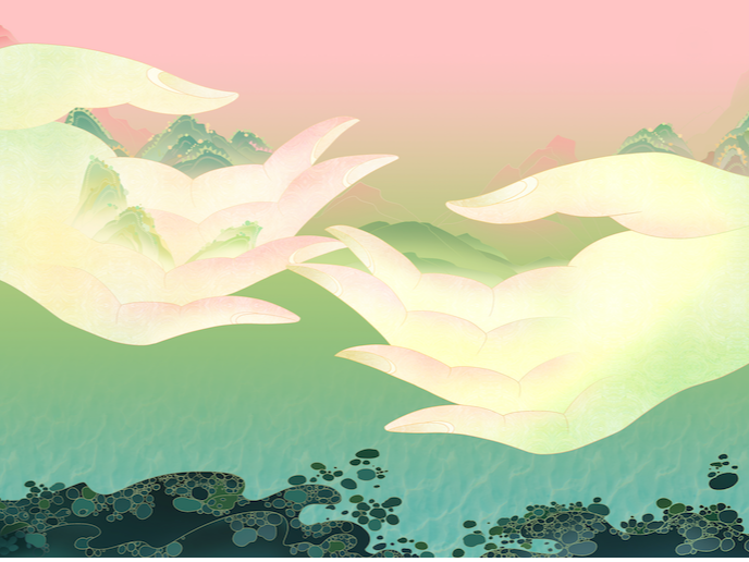 人与自然和谐共处《万物归心·共筑未来》_莫醒182-站酷ZCOOL