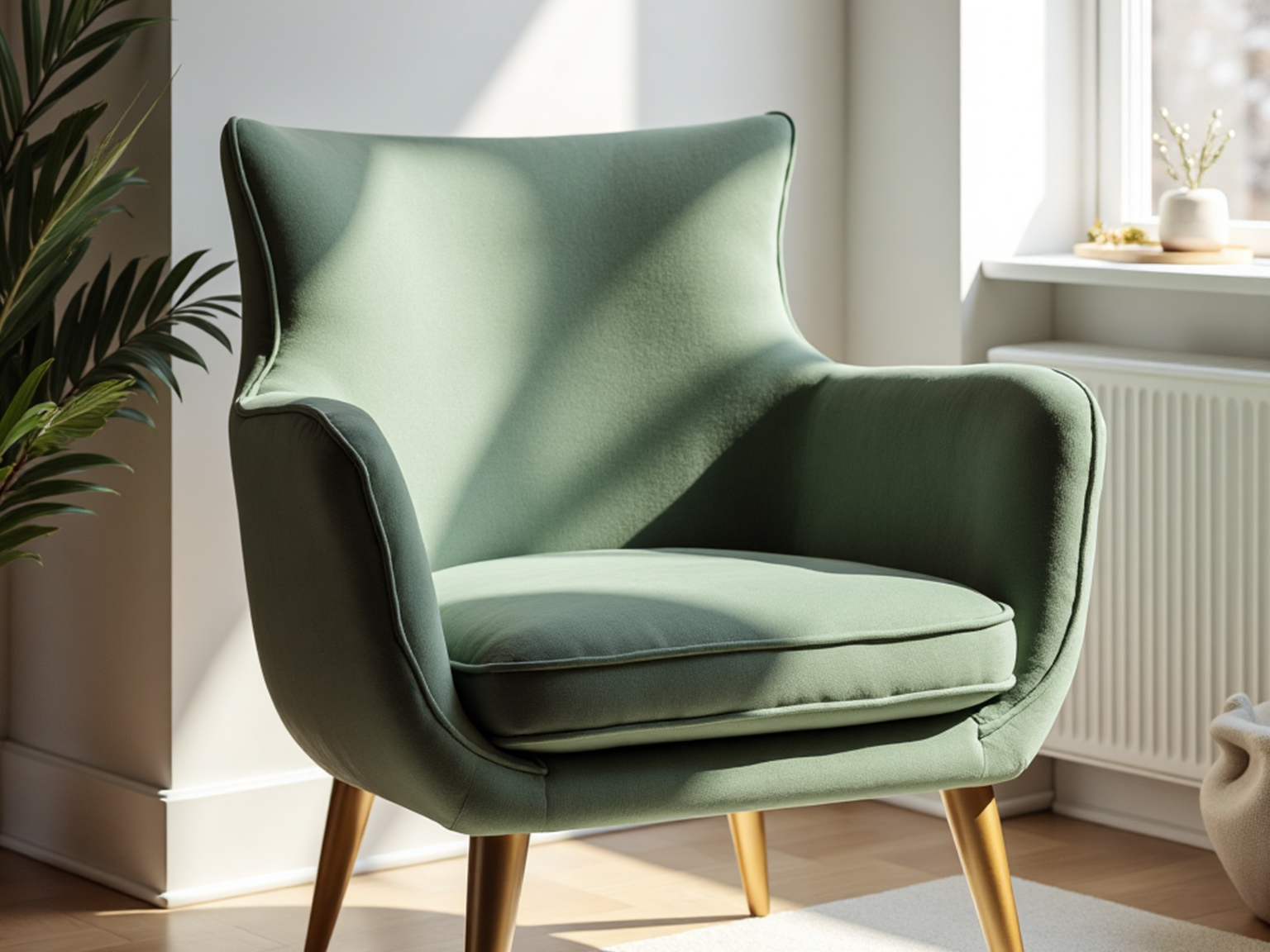 AIGC写实产品摄影-绿森林沙发椅_August_Jackie-站酷ZCOOL