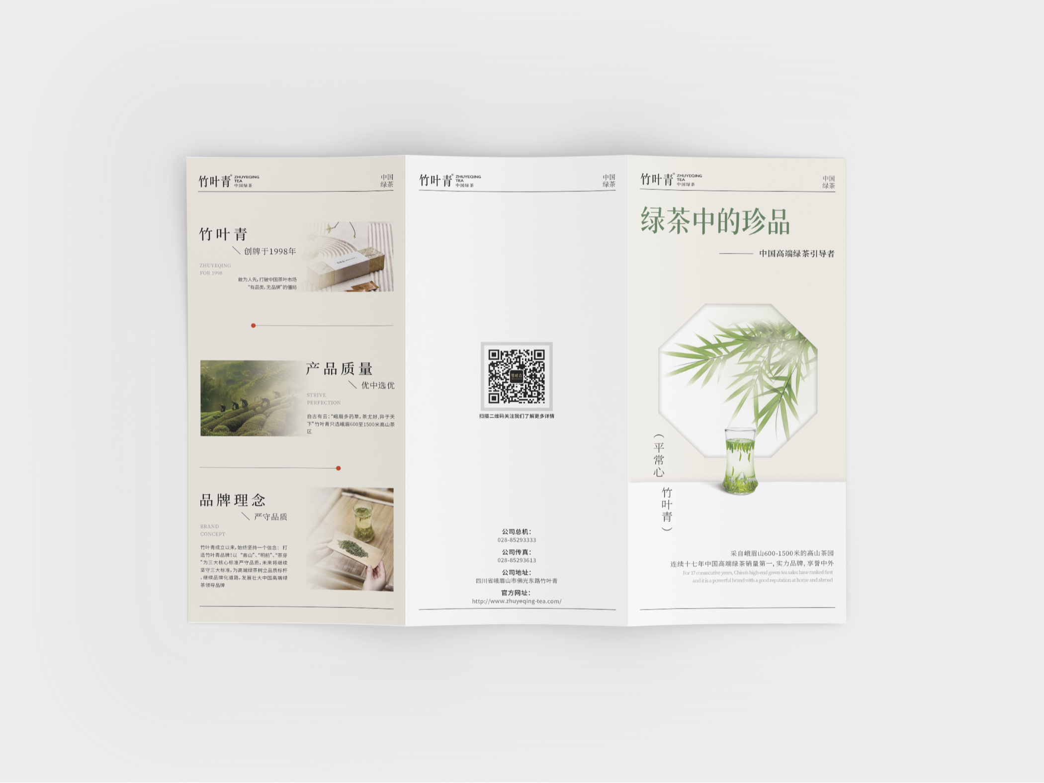 竹叶青茶叶品牌宣传_chuli丶-站酷ZCOOL