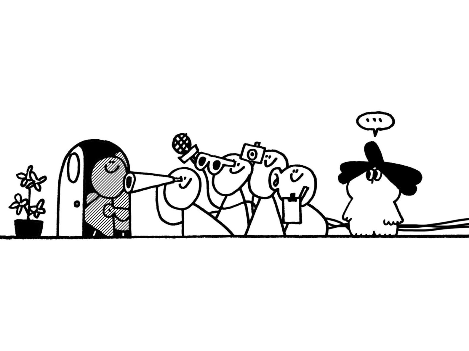 【PLAZA】领导和蚊子，你选择看哪一个？_Spiky小刺球-站酷ZCOOL