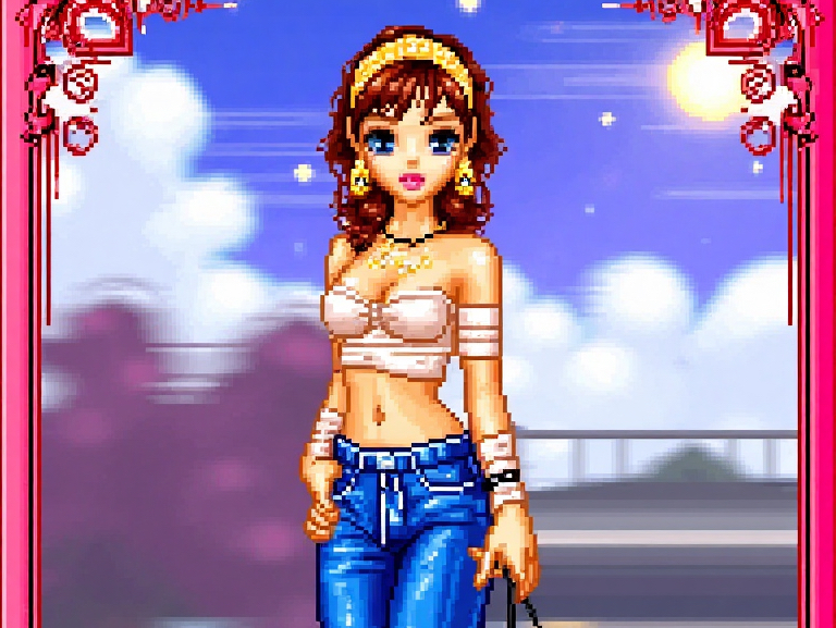 辣妹QQ秀_在下溺谷是也-站酷ZCOOL