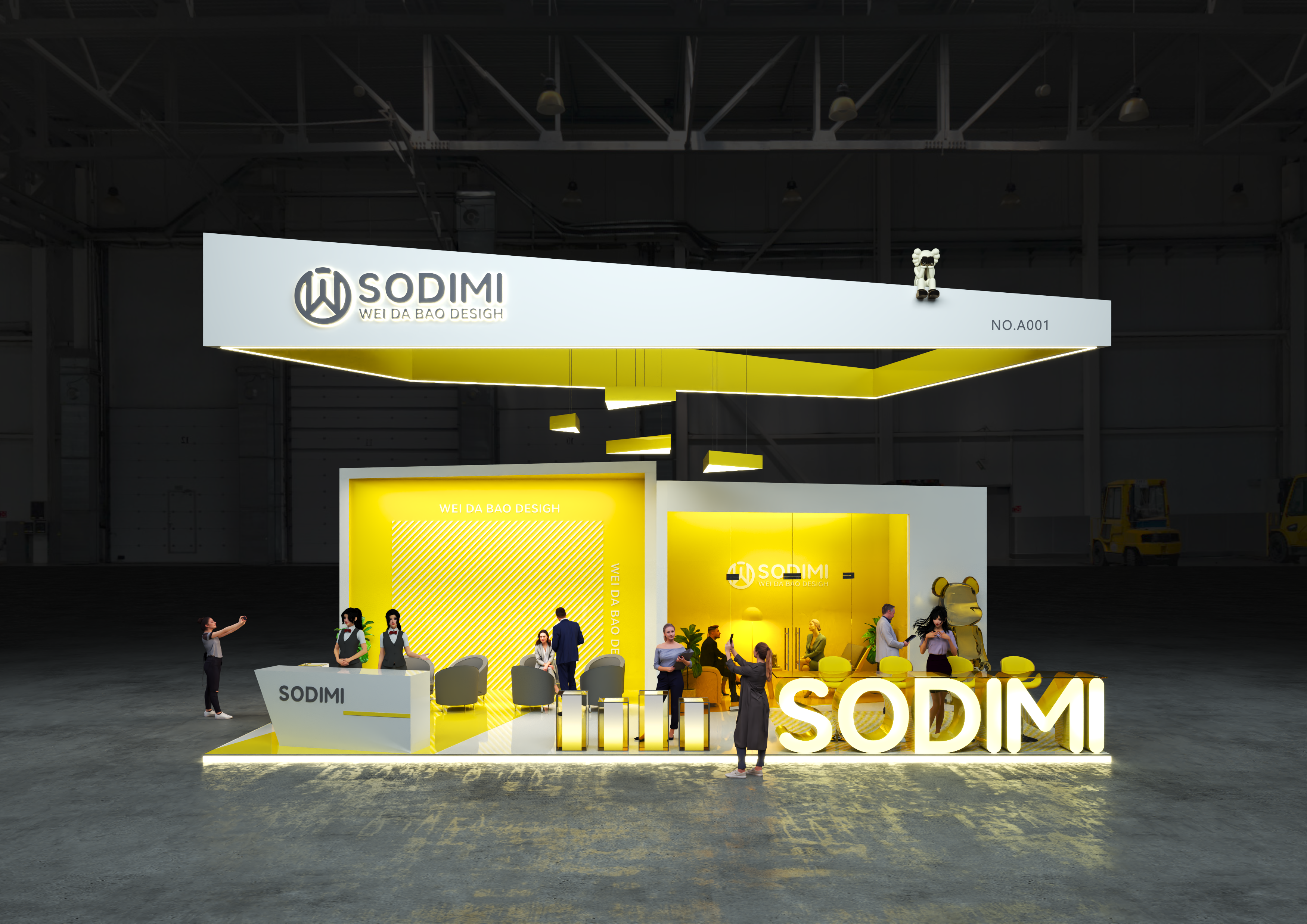 展台设计_韦大宝Sodmi-站酷ZCOOL