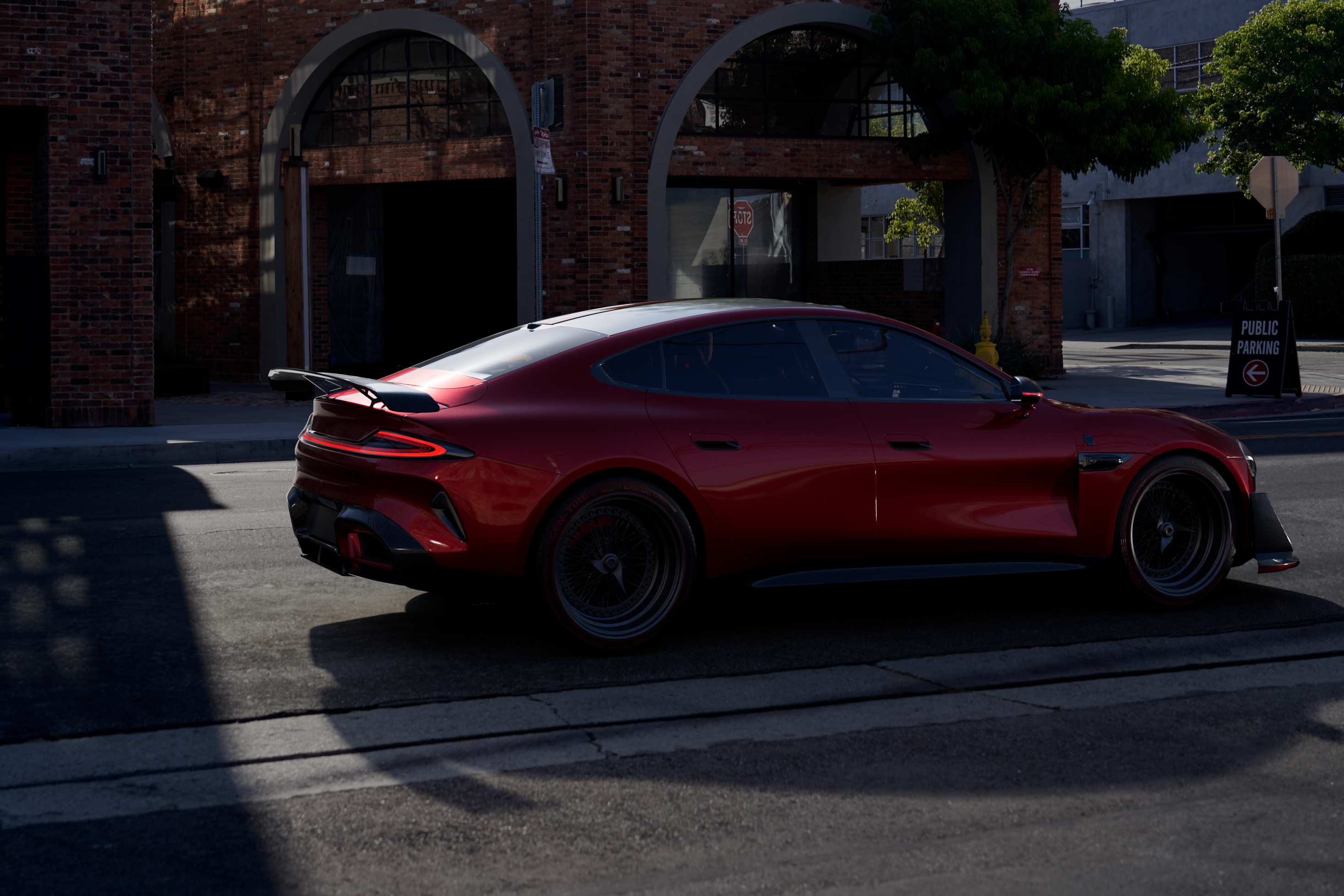 XIAOMI SU7 Ultra 汽车渲染6_花少辰-站酷ZCOOL