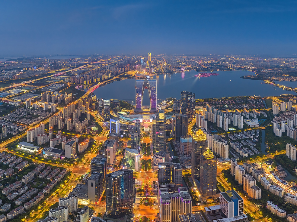 金鸡湖夜色_大洋926-站酷ZCOOL