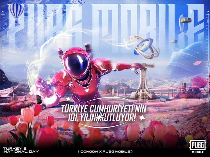 PUBG MOBILE土耳其共和国日CG：整个宇宙为你闪烁！_COMOON-站酷ZCOOL