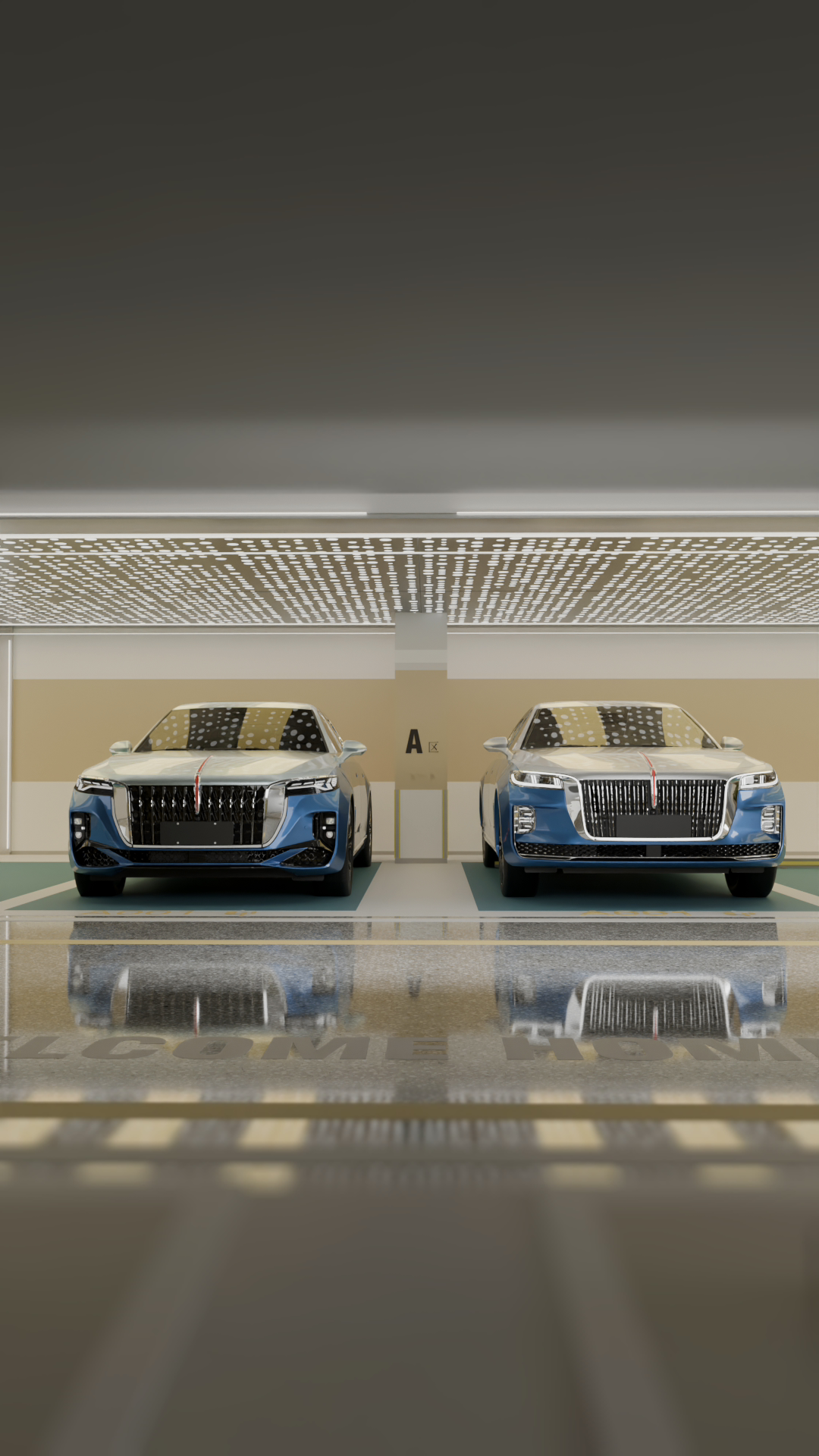 红旗H9渲染_小满视觉-站酷ZCOOL