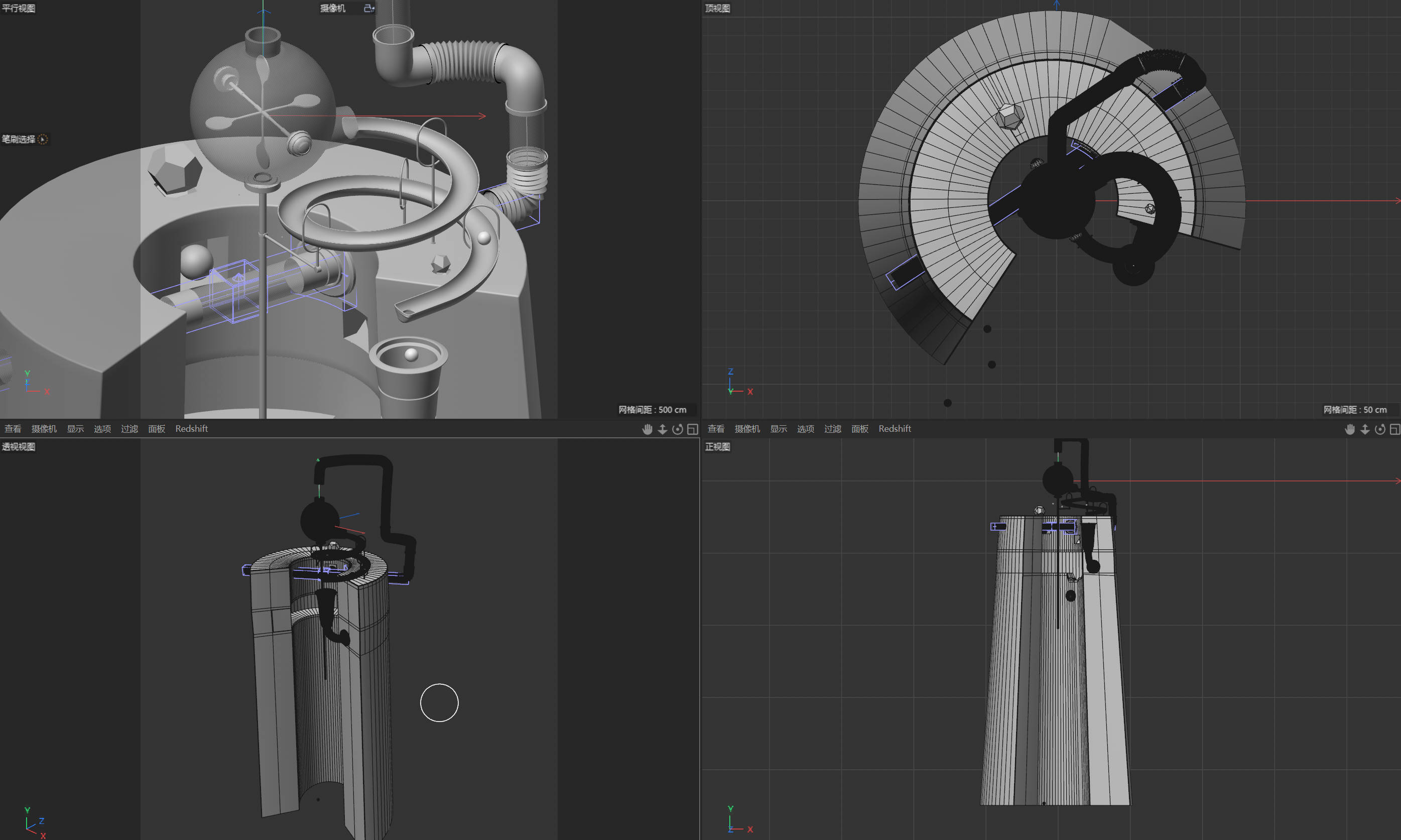 NO.3幸运装置-循环3D动态视觉-C4D&redshift_李俊晓-站酷ZCOOL