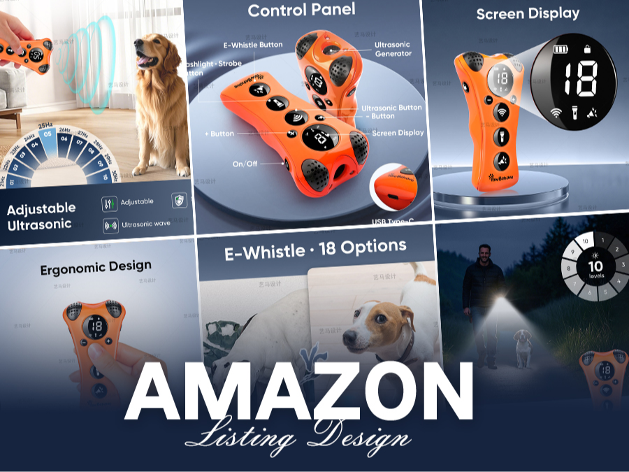 训狗器 宠物用品-Amazon亚马逊主副图A+设计案例_亚马逊设计工作室-站酷ZCOOL