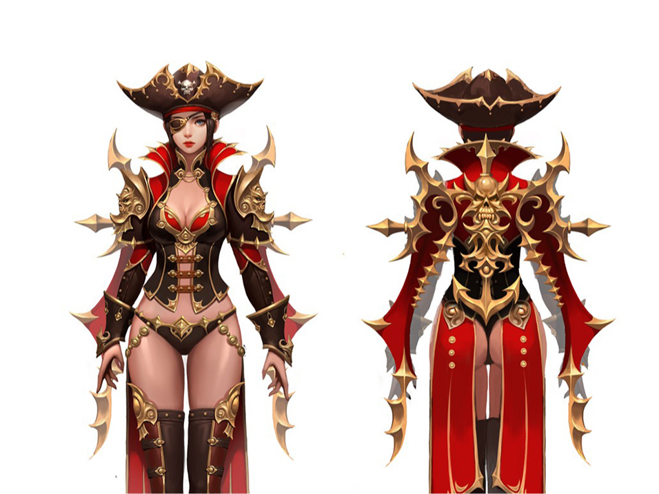 3dmax-女海盗角色建模教程。3dmax基础角色建模教程_Alan安澜-站酷ZCOOL