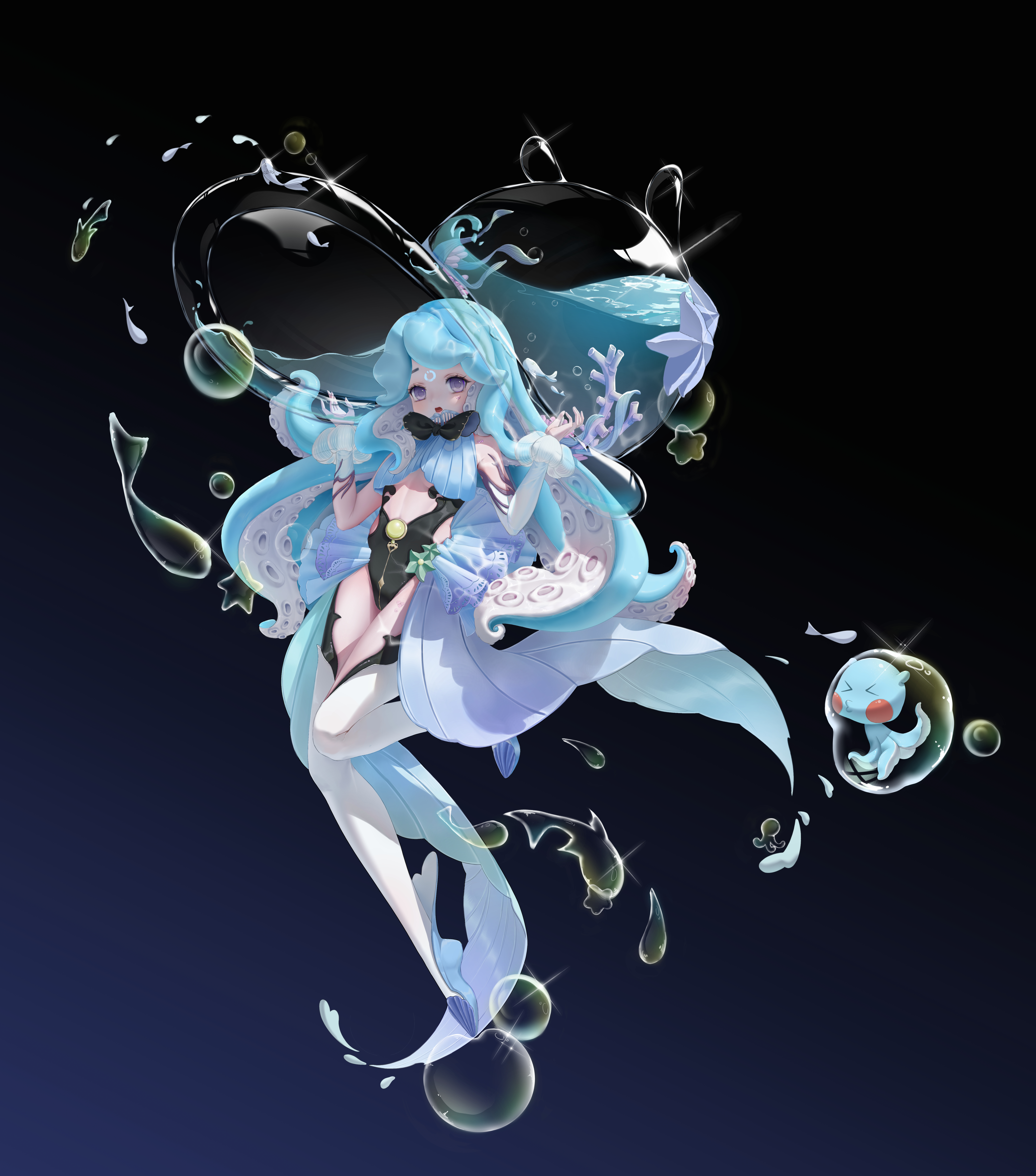 【拾艺绘画】学员作品【泡泡治愈之心】_拾艺Weber老魏-站酷ZCOOL