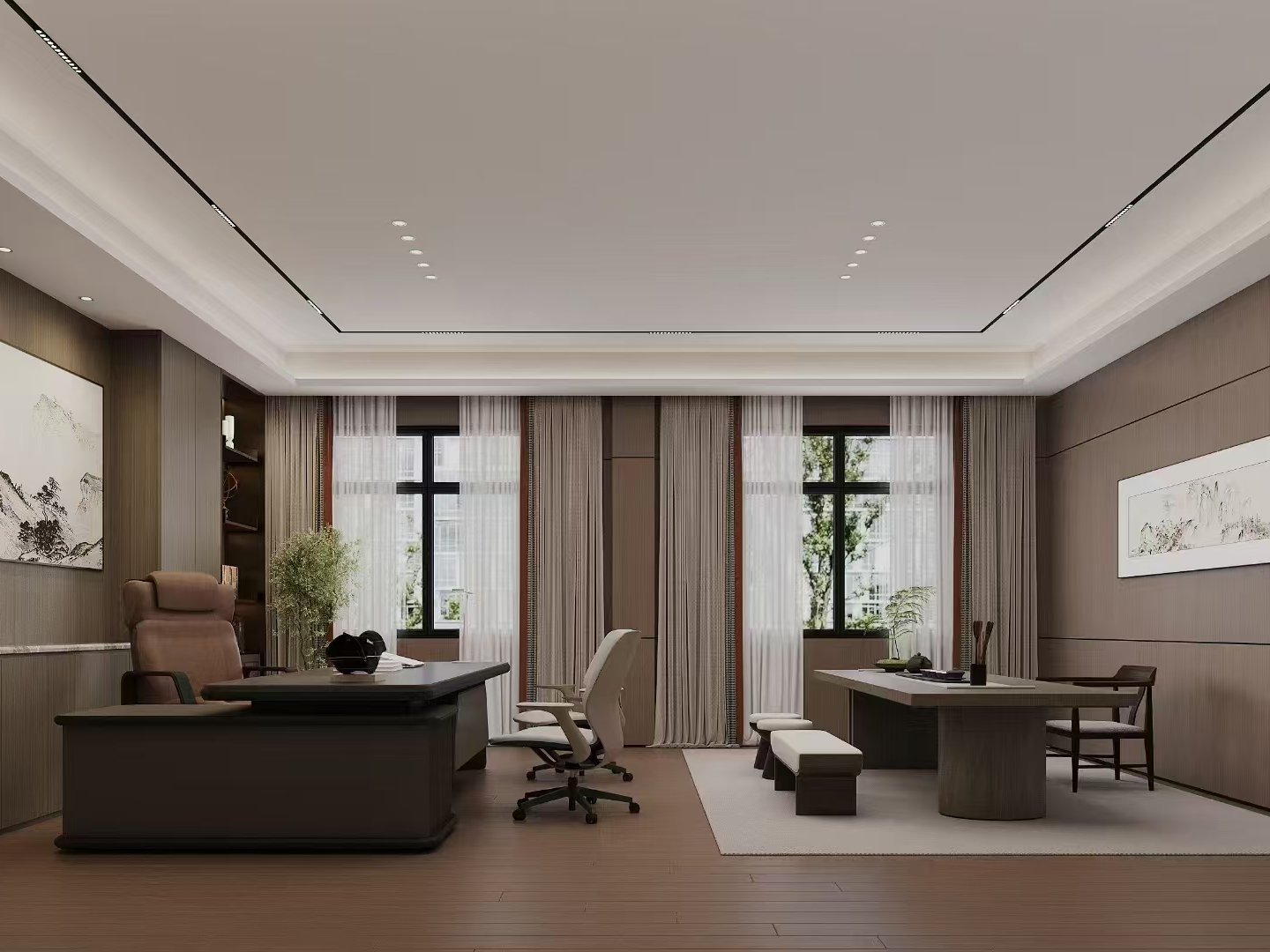 办公室设计+企业展厅设计案例来喽_tianheng365-站酷ZCOOL