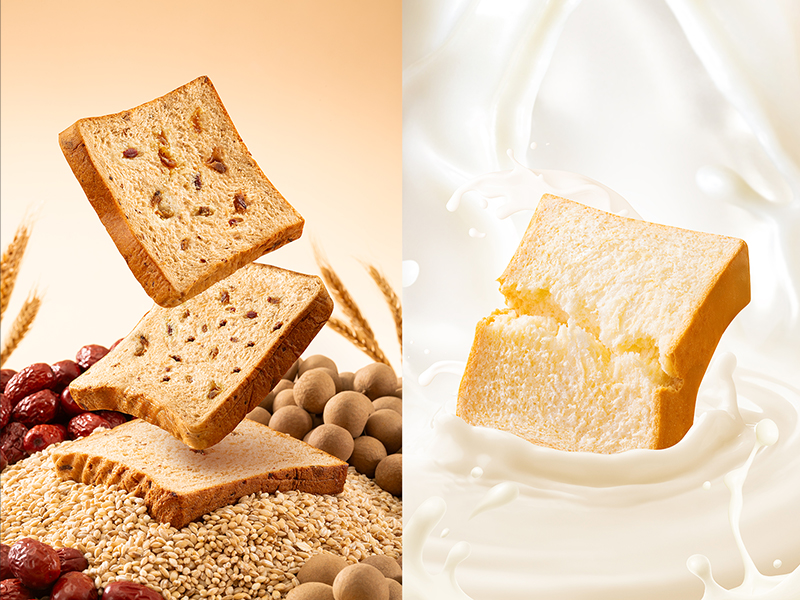 三只松鼠 × LeftStudio｜桂圆红枣吐司、奶香吐司_LeftStudio-站酷ZCOOL