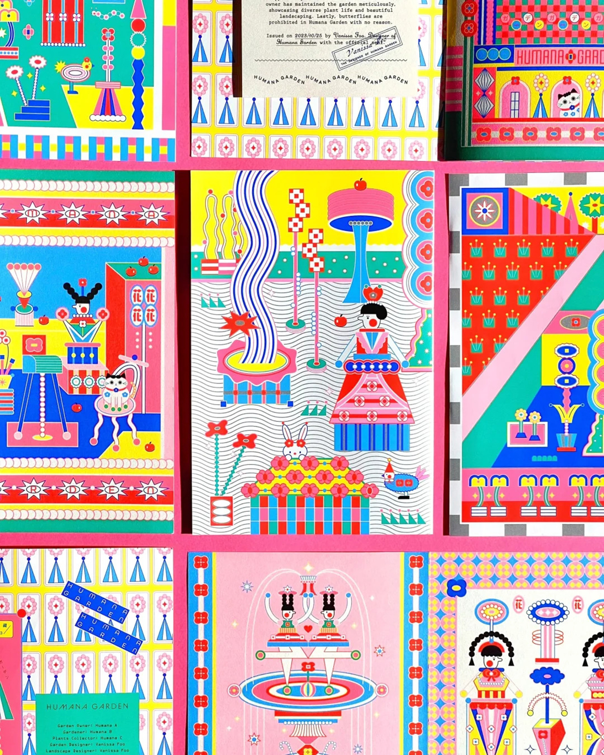 让人愉悦的多巴胺花园-马来西亚插画师Vanissa Foo的系列作品｜365天的好设计NO.93_站酷资讯-站酷ZCOOL