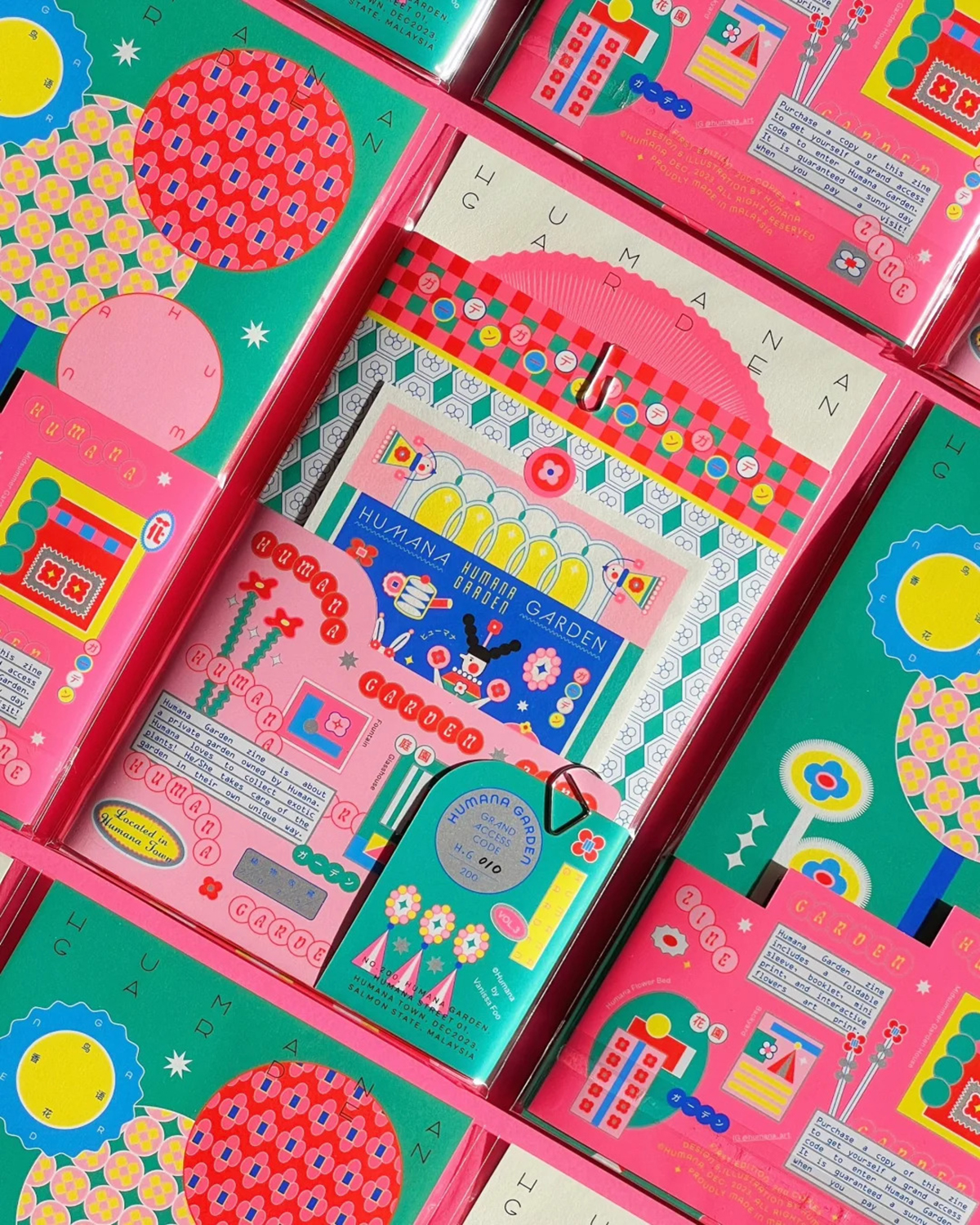 让人愉悦的多巴胺花园-马来西亚插画师Vanissa Foo的系列作品｜365天的好设计NO.93_站酷资讯-站酷ZCOOL