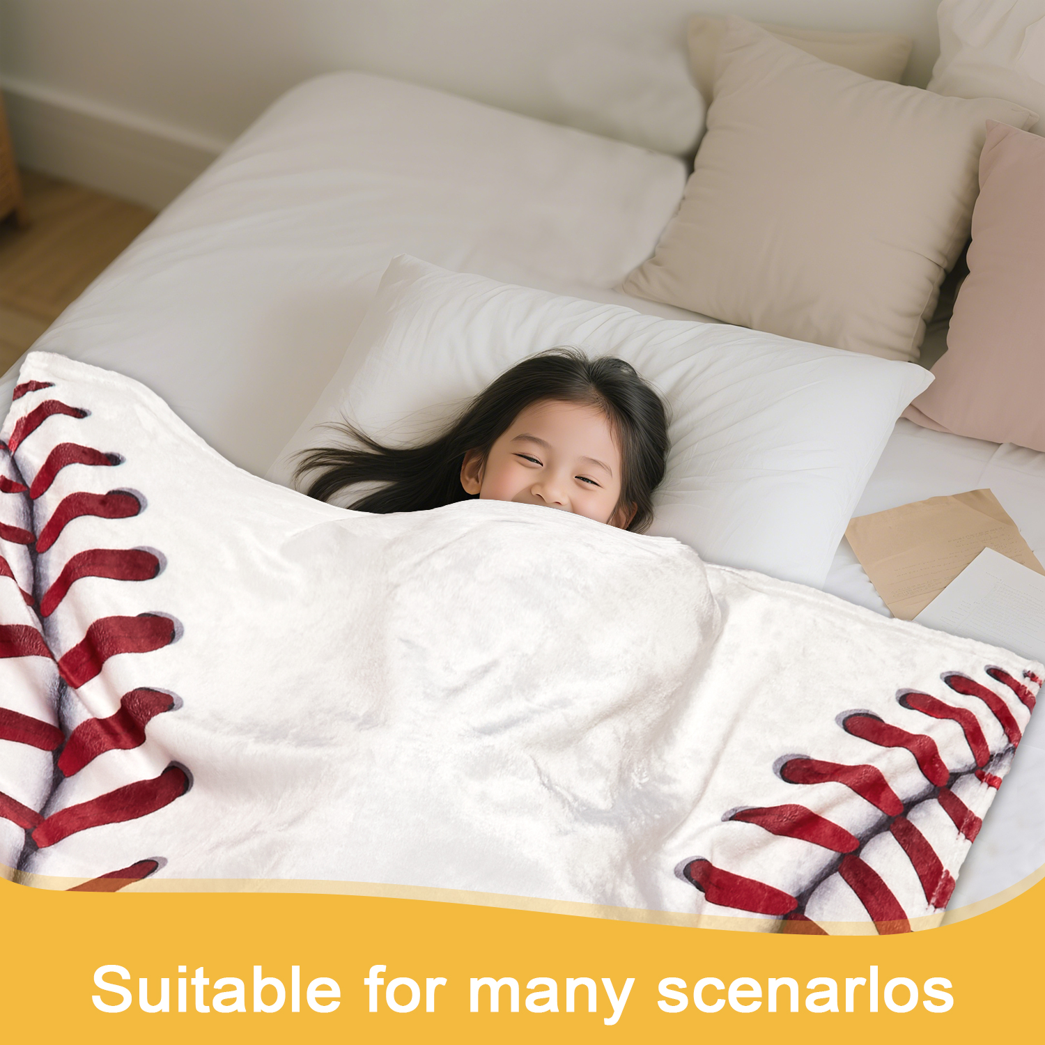 亚马逊毛毯主图_包子OVO-站酷ZCOOL