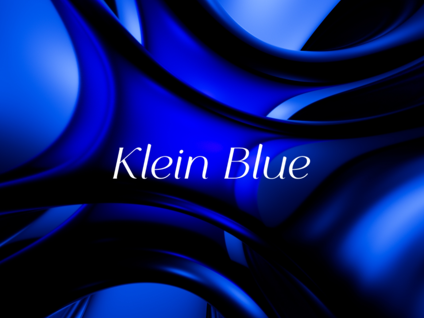 Klein Blue_CedarLeee-站酷ZCOOL