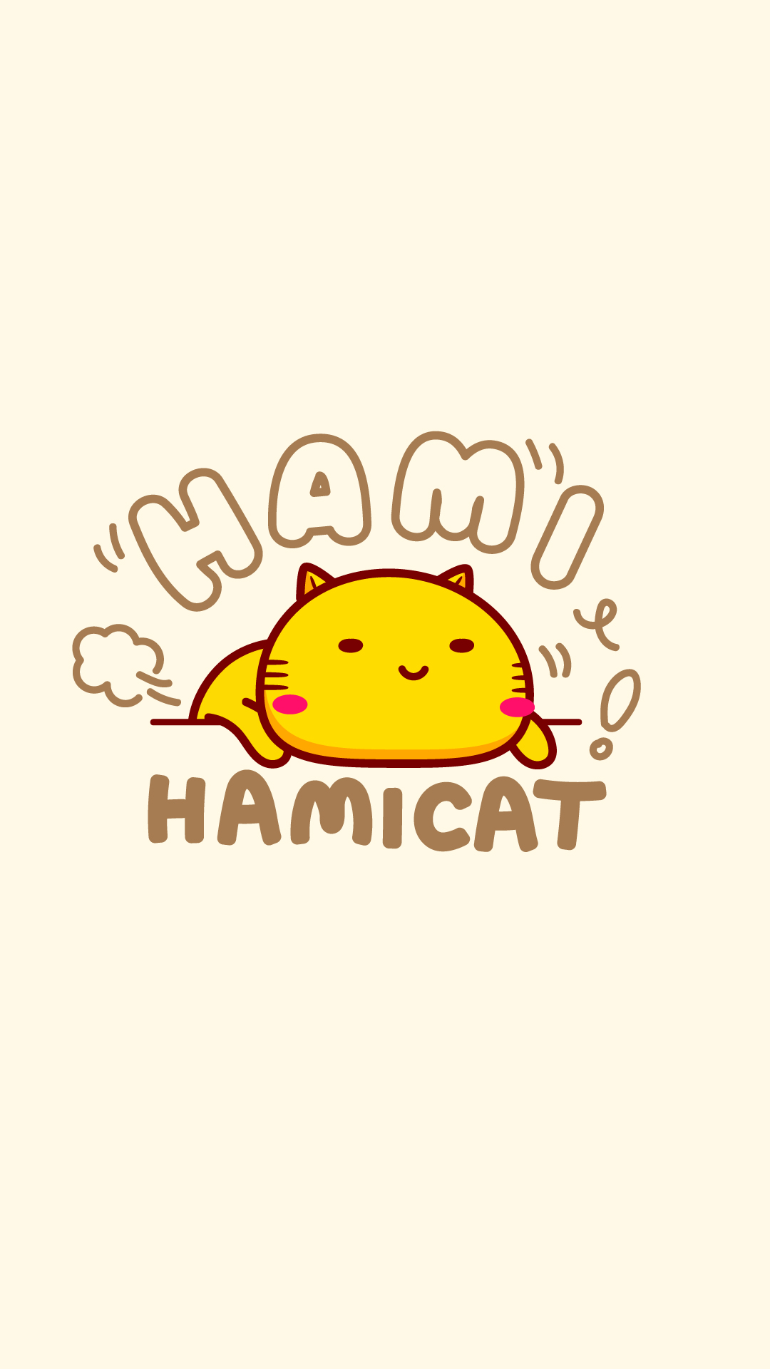 可爱哈咪猫Tee图案壁纸_碳碳-站酷ZCOOL