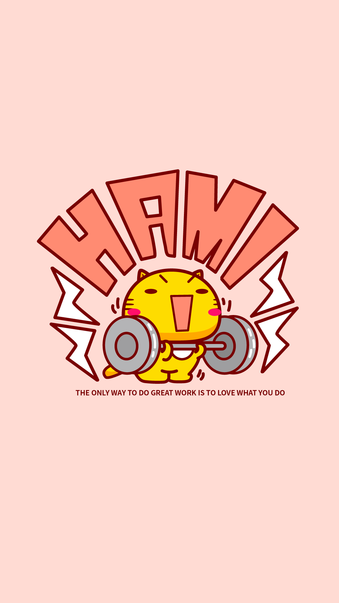 可爱哈咪猫Tee图案壁纸_碳碳-站酷ZCOOL