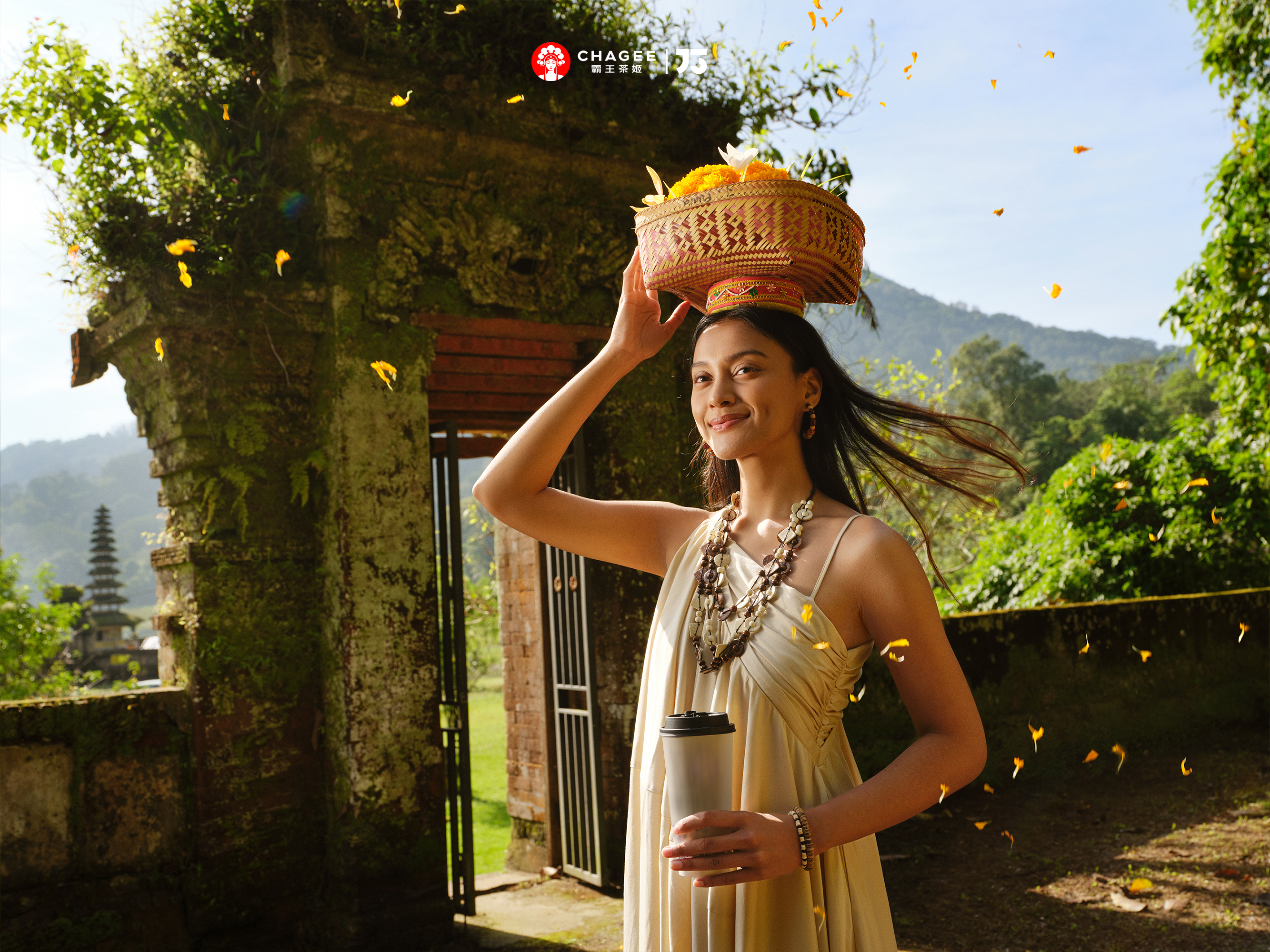 印尼外景 / 霸王茶姬印尼开城海报_J3studio-站酷ZCOOL