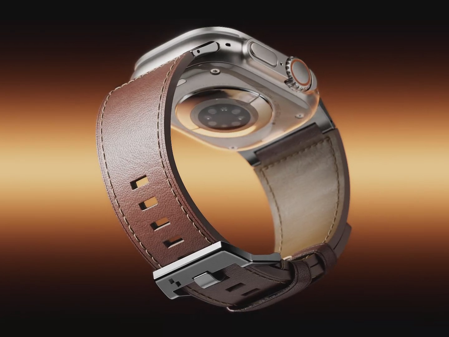 Leather Band Compatible for Apple Watch Ultra _kenvis伟强-站酷ZCOOL