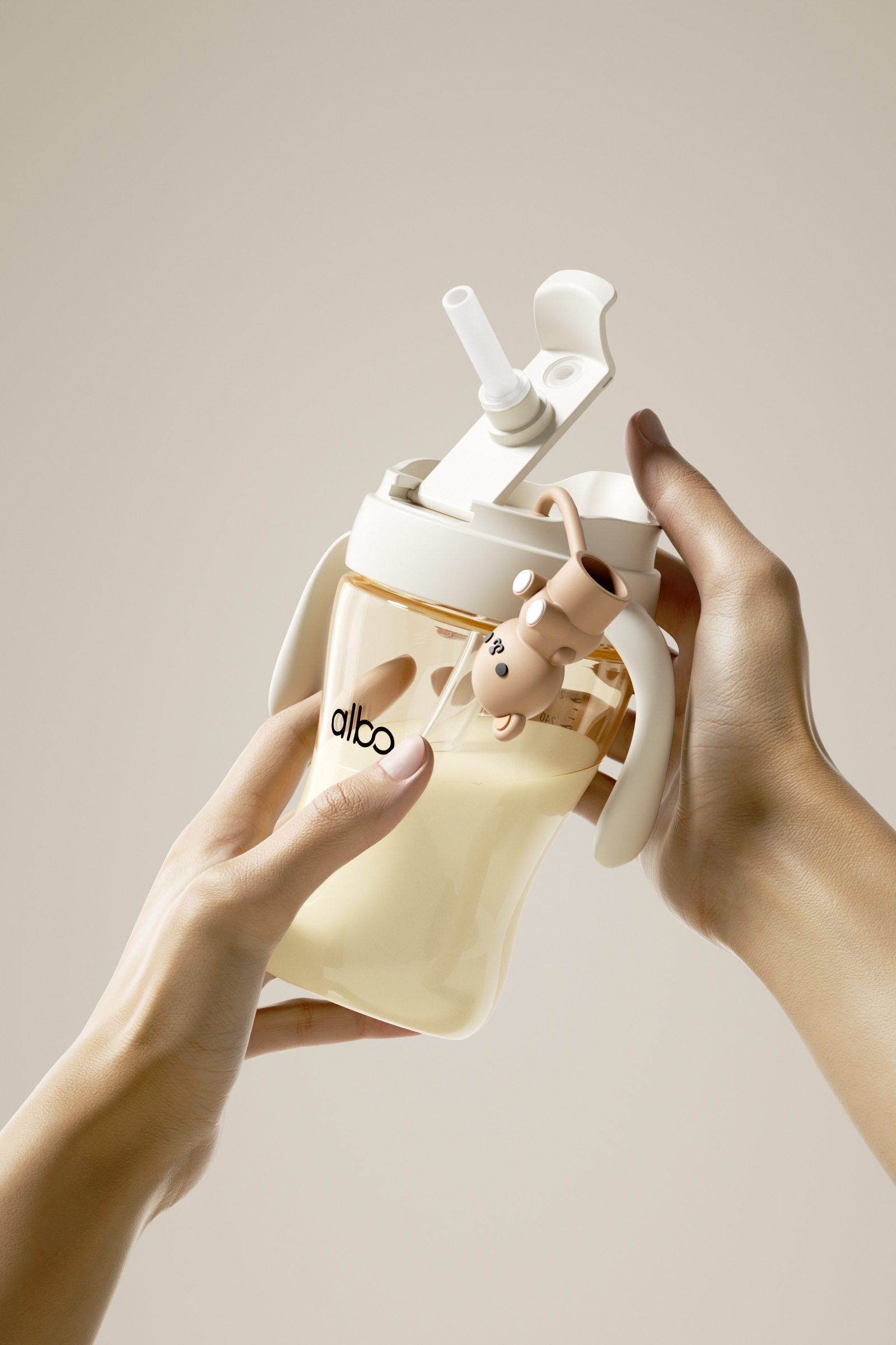 PPSU敞口杯C4D详情页渲染_顽皮的猪小弟-站酷ZCOOL