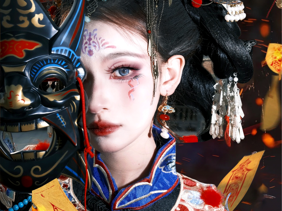 非遗傩戏大祭祀｜弘扬戏曲文化丨写真_shou林-站酷ZCOOL