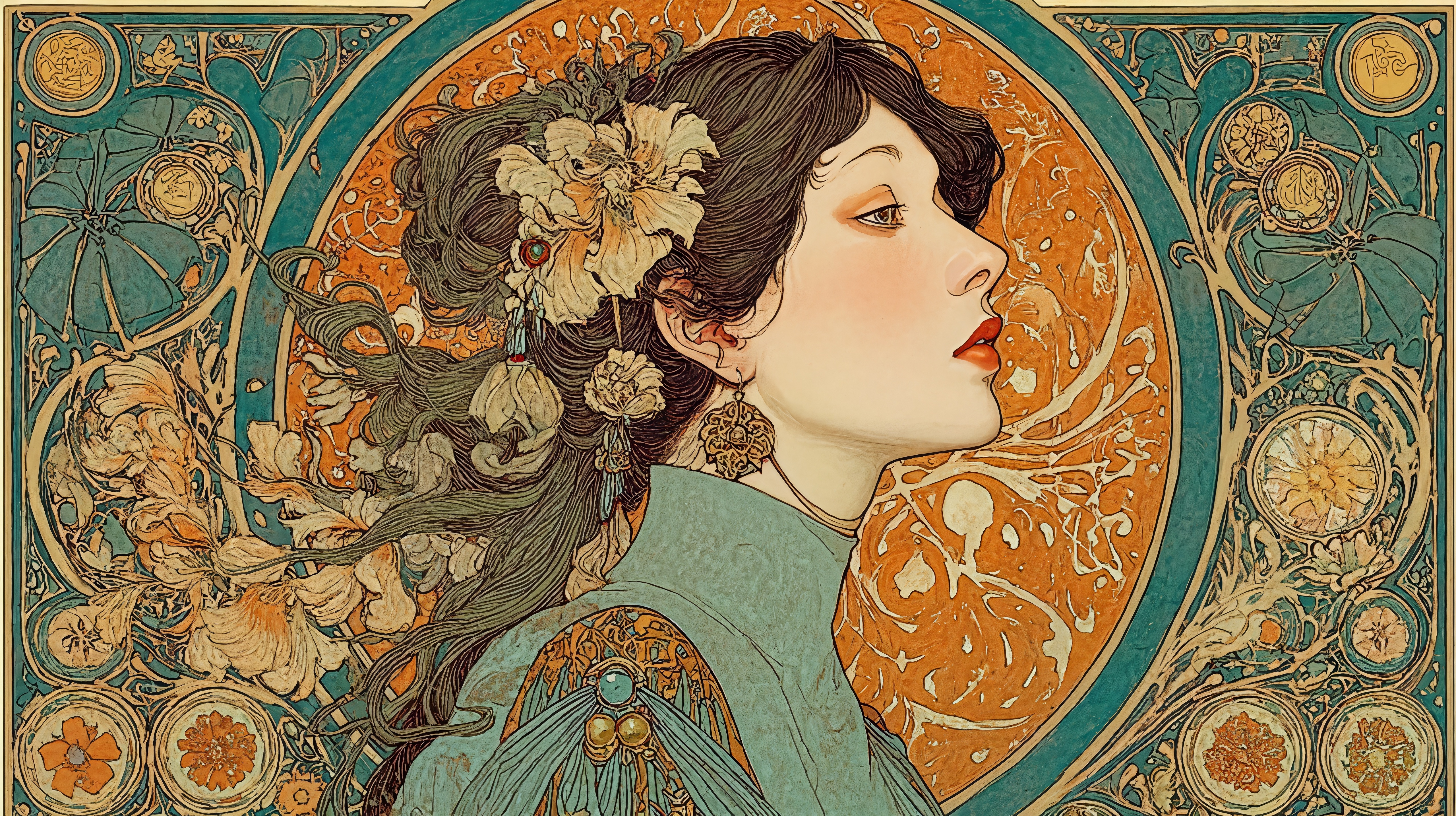 穆夏二创_Yuhm23-站酷ZCOOL