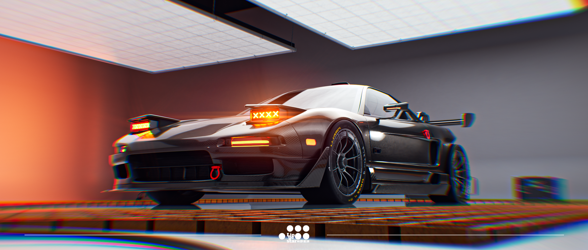 NSX的含金量，做点个性化改装渲染！_林野星球-站酷ZCOOL