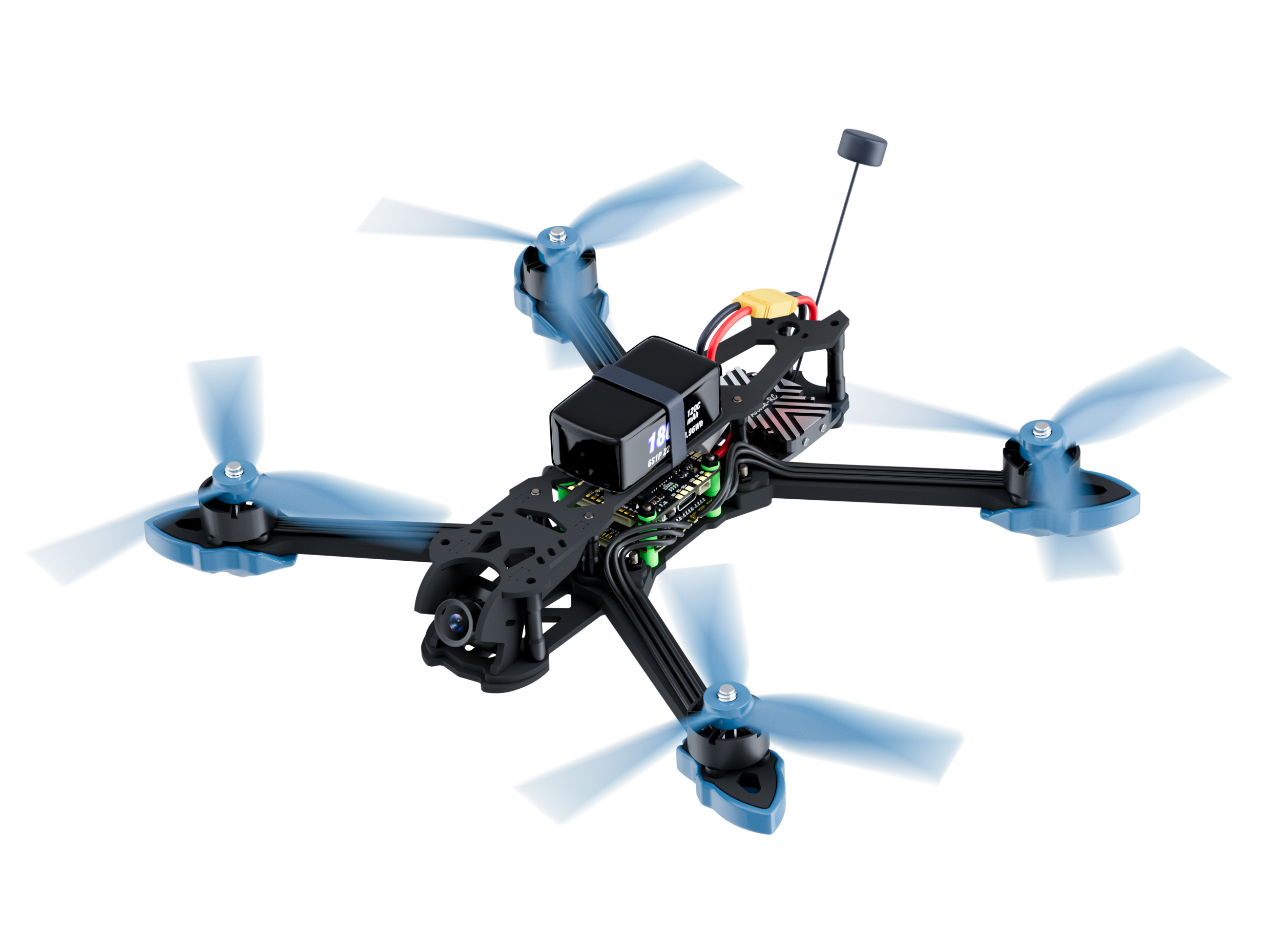 FPV整机 所有配件均自行建模（机架/飞控/电调/）_追云去-站酷ZCOOL