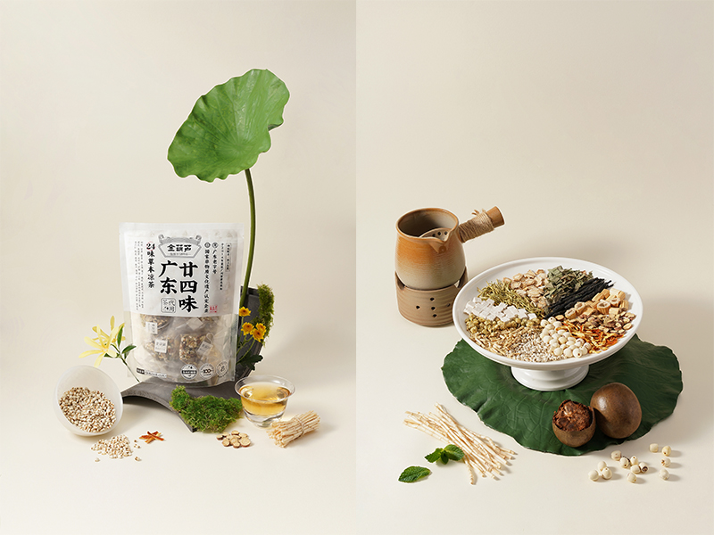 电商摄影 | 1706.金葫芦凉茶_1706yoga-站酷ZCOOL