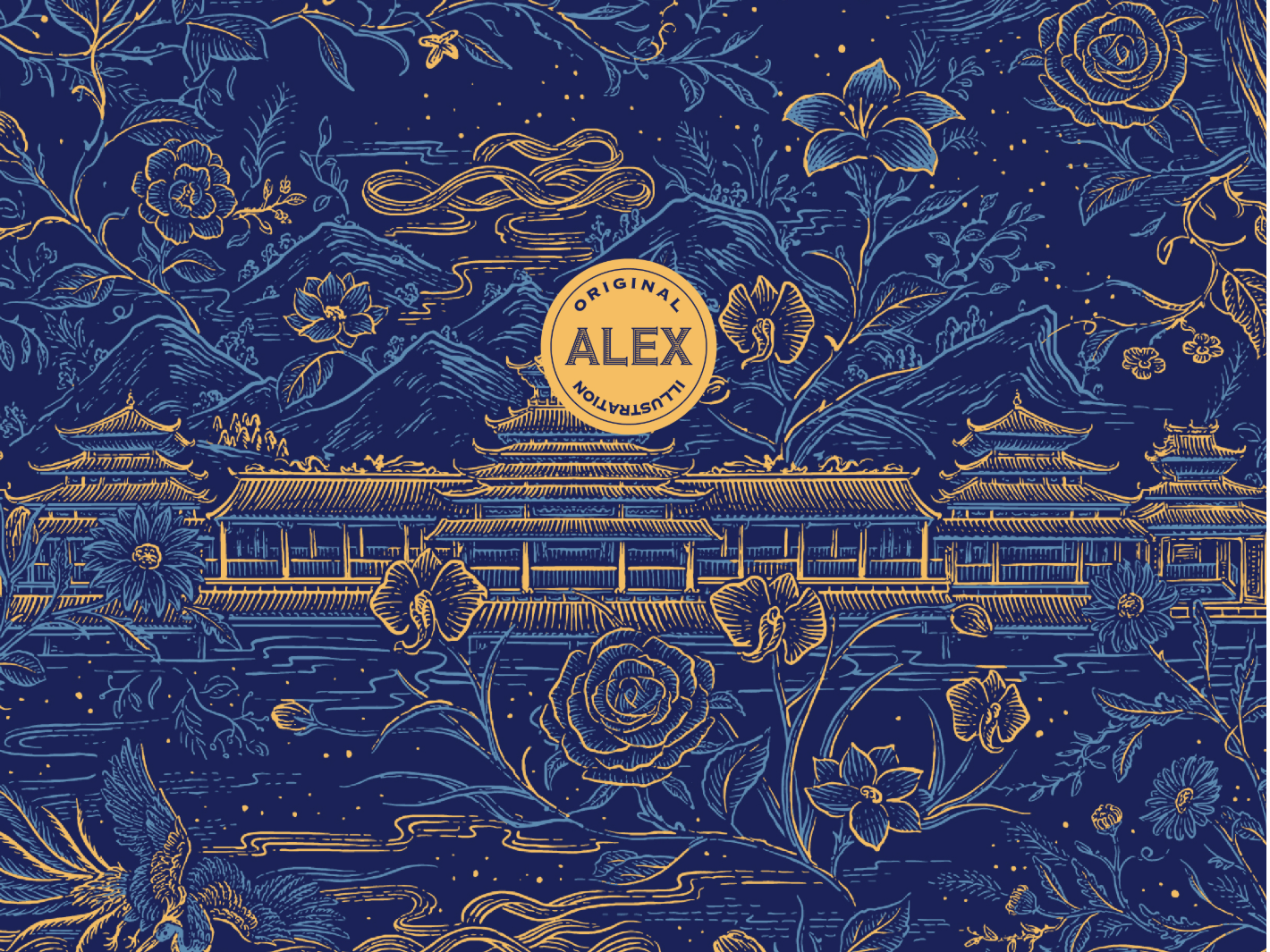 潮宏基花丝茹伊纹_花椒的Alex-站酷ZCOOL