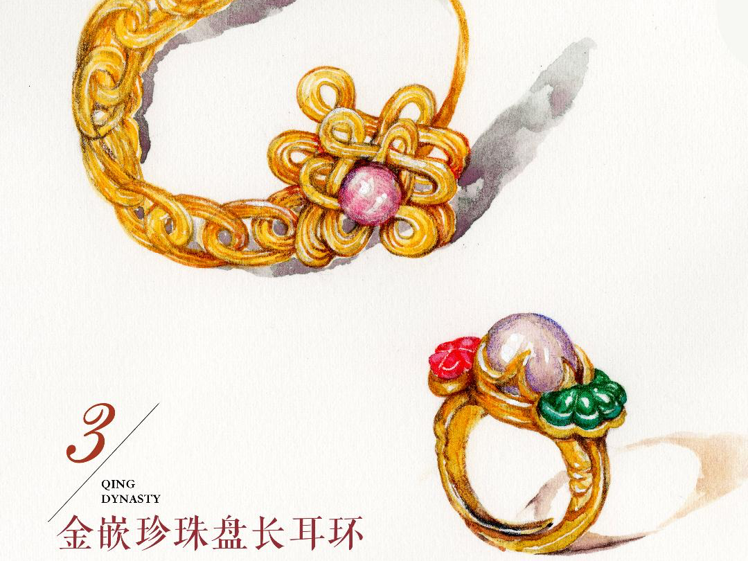 「故宫珍宝图鉴」——“东珠”很贵么？_画画人黎木羊-站酷ZCOOL