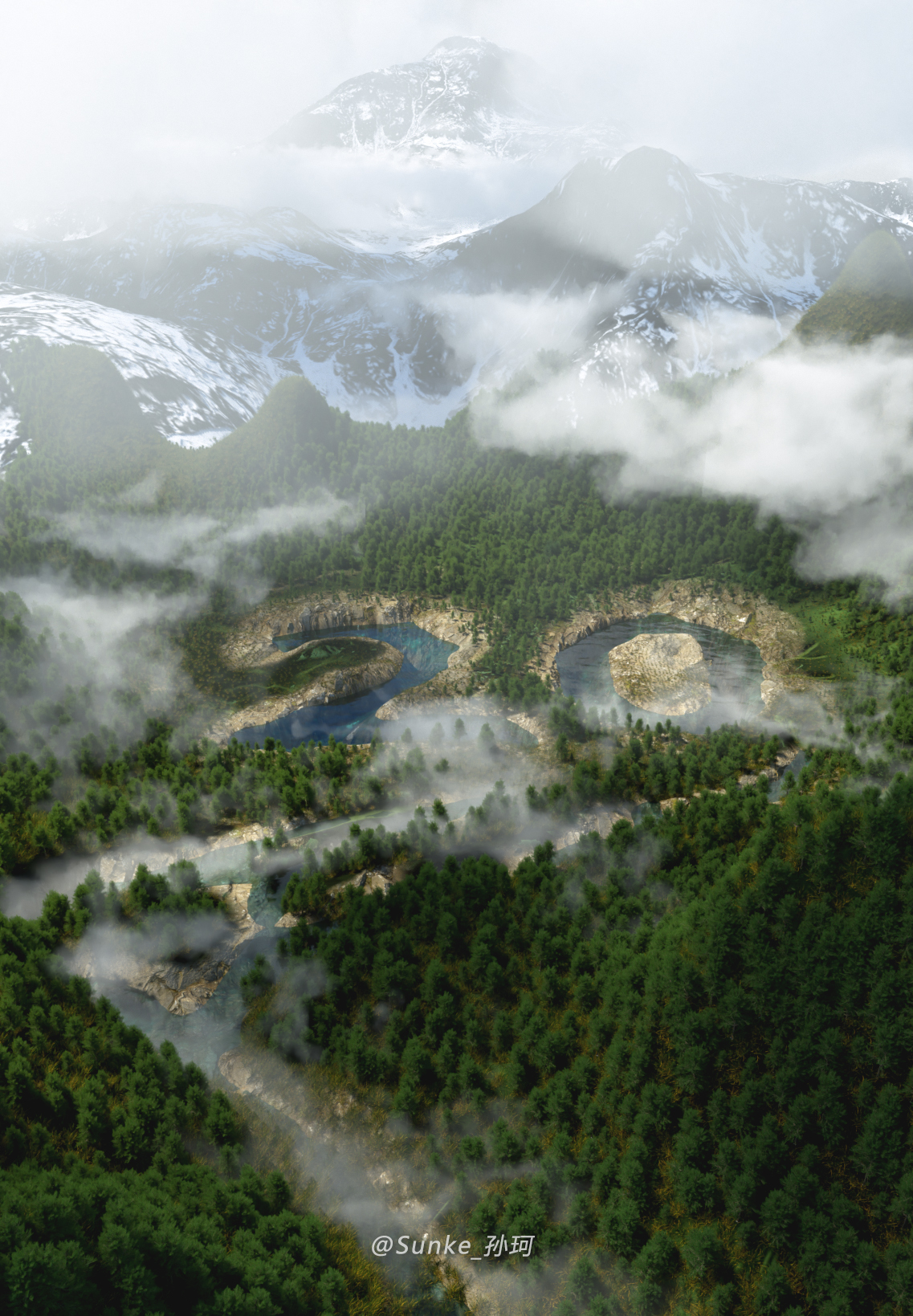 可隆 KOLON 动画邀请函 logo 演绎_SunKe_孙珂-站酷ZCOOL