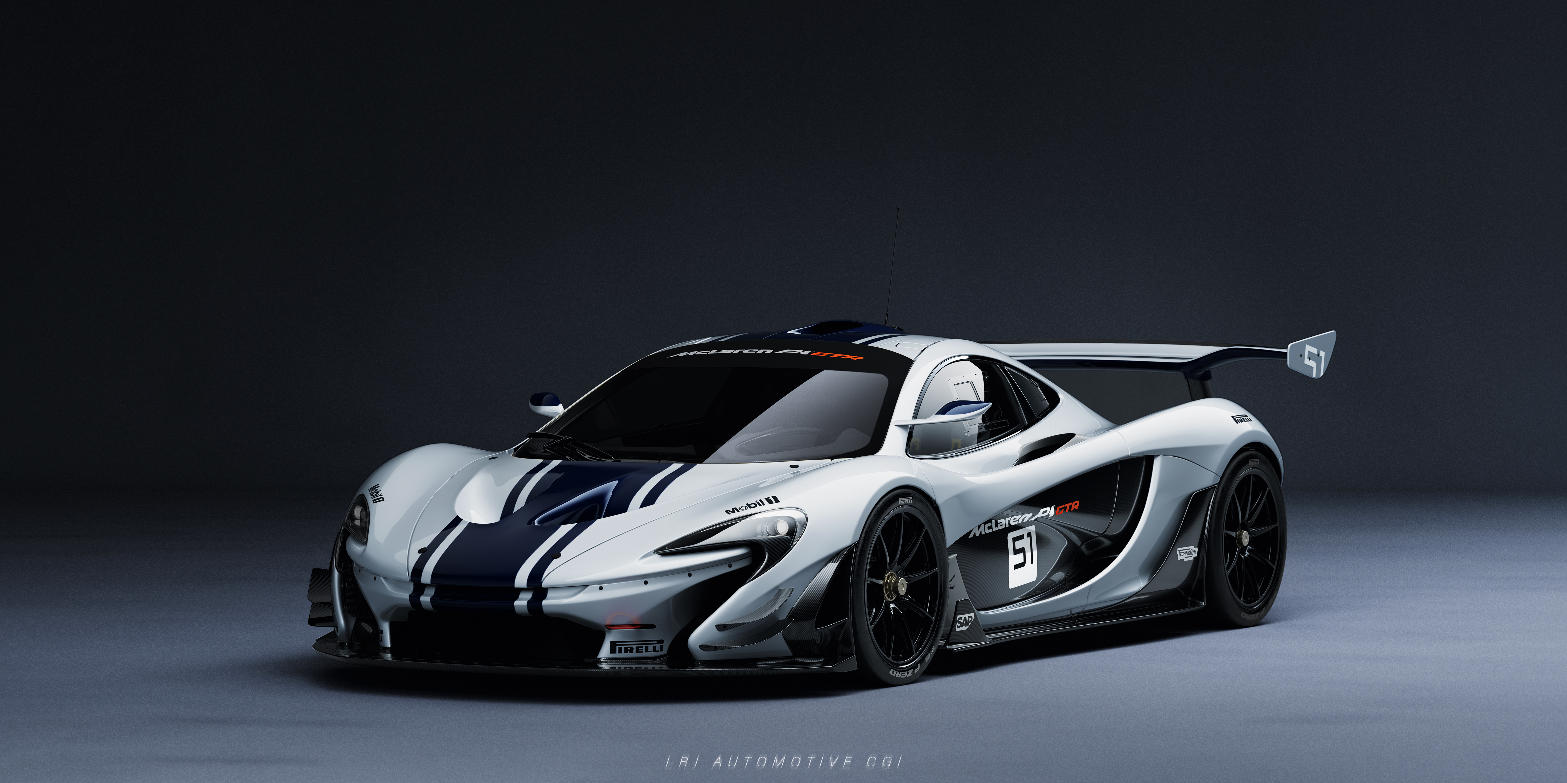 McLaren P1 GTR_CGI_Richard_0-站酷ZCOOL