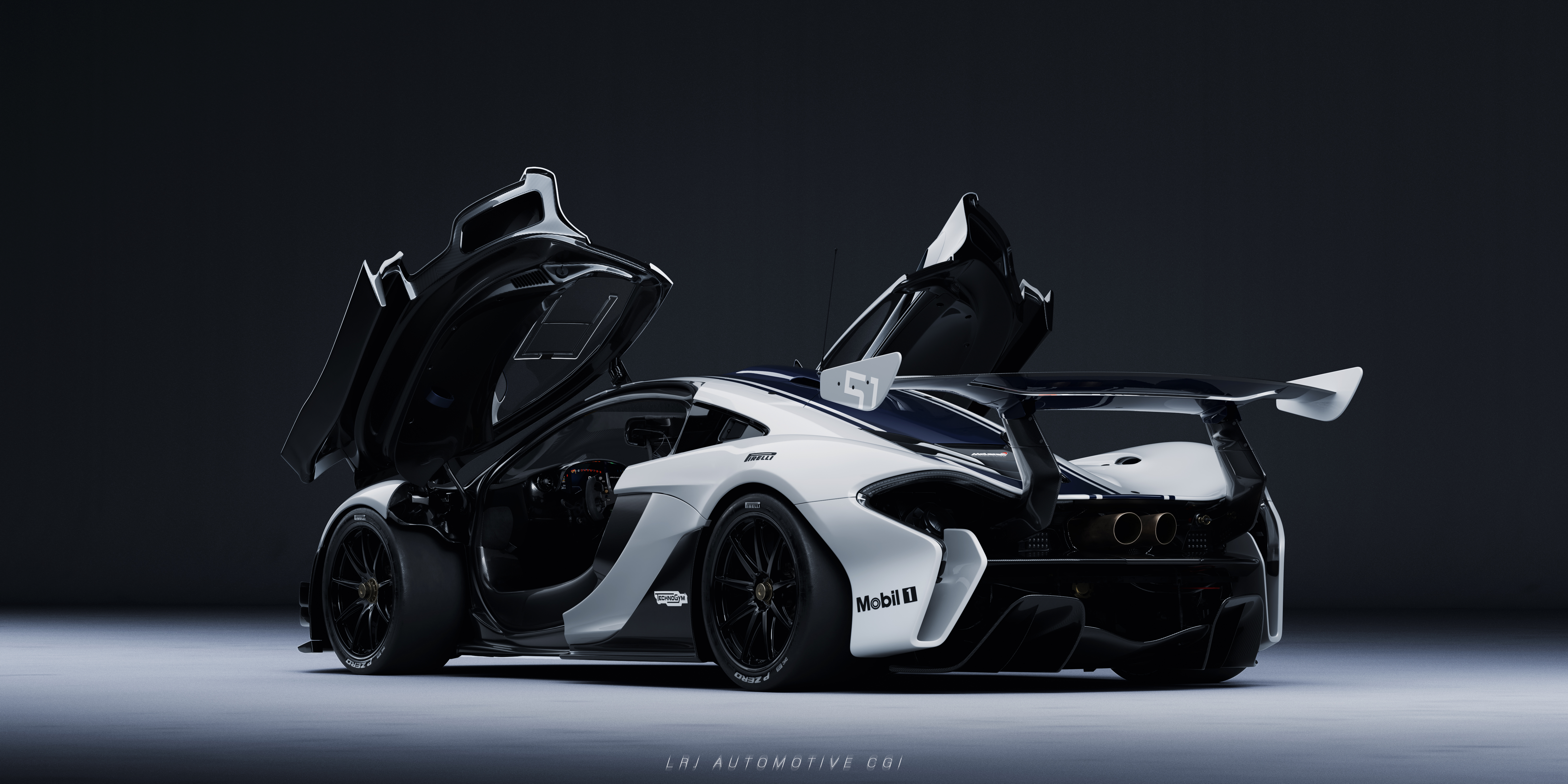 McLaren P1 GTR_CGI_Richard_0-站酷ZCOOL