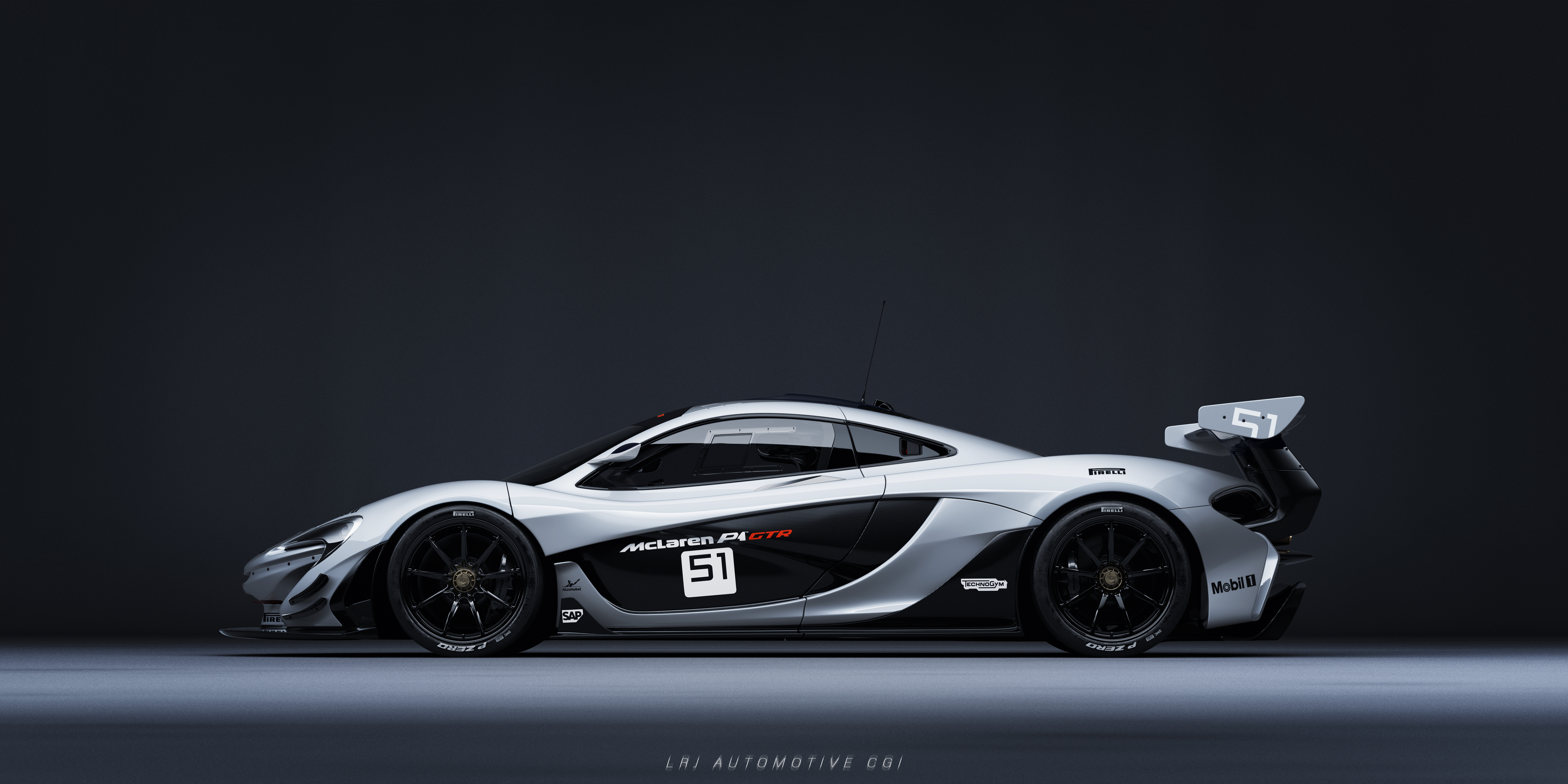 McLaren P1 GTR_CGI_Richard_0-站酷ZCOOL