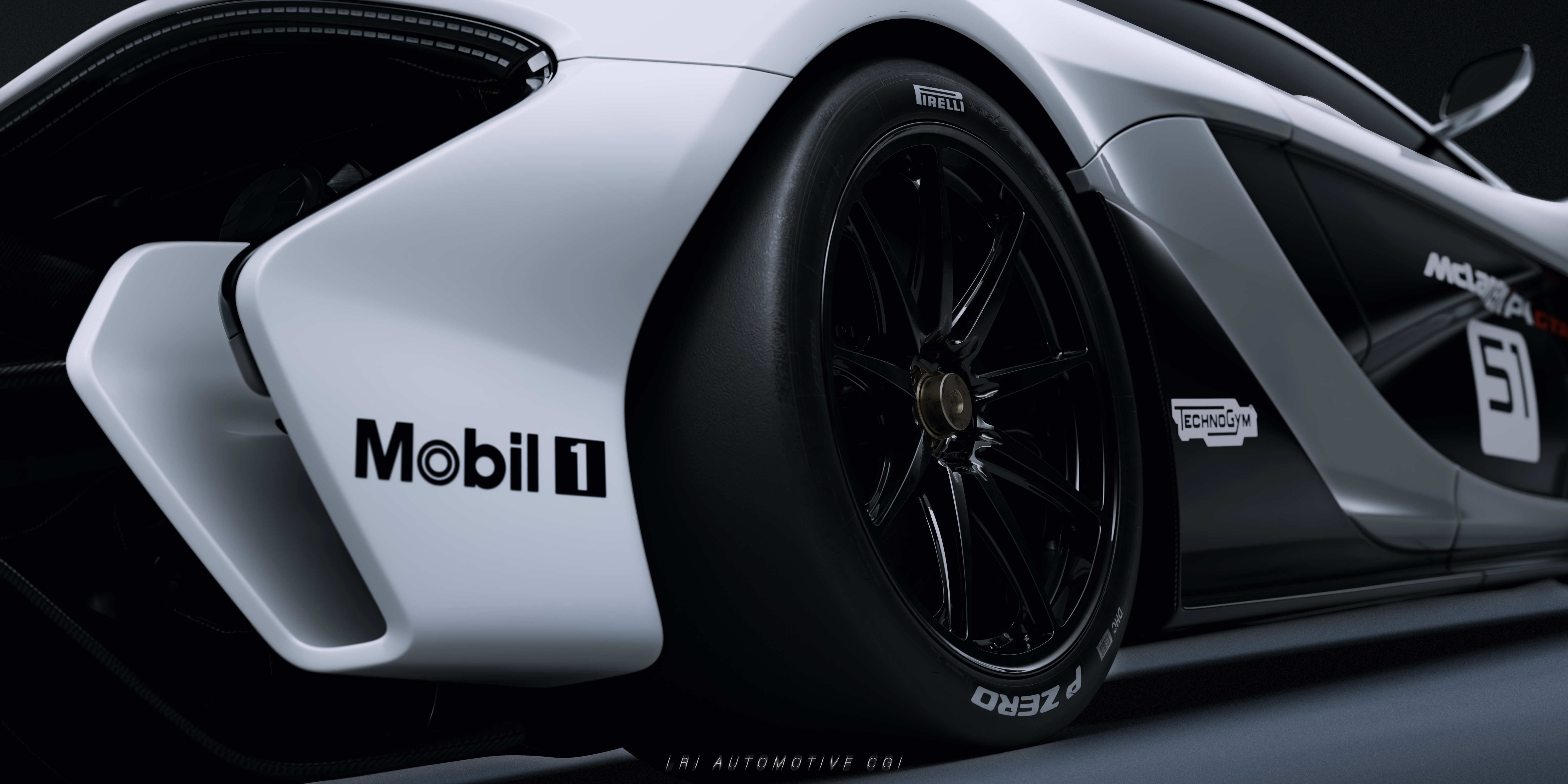 McLaren P1 GTR_CGI_Richard_0-站酷ZCOOL