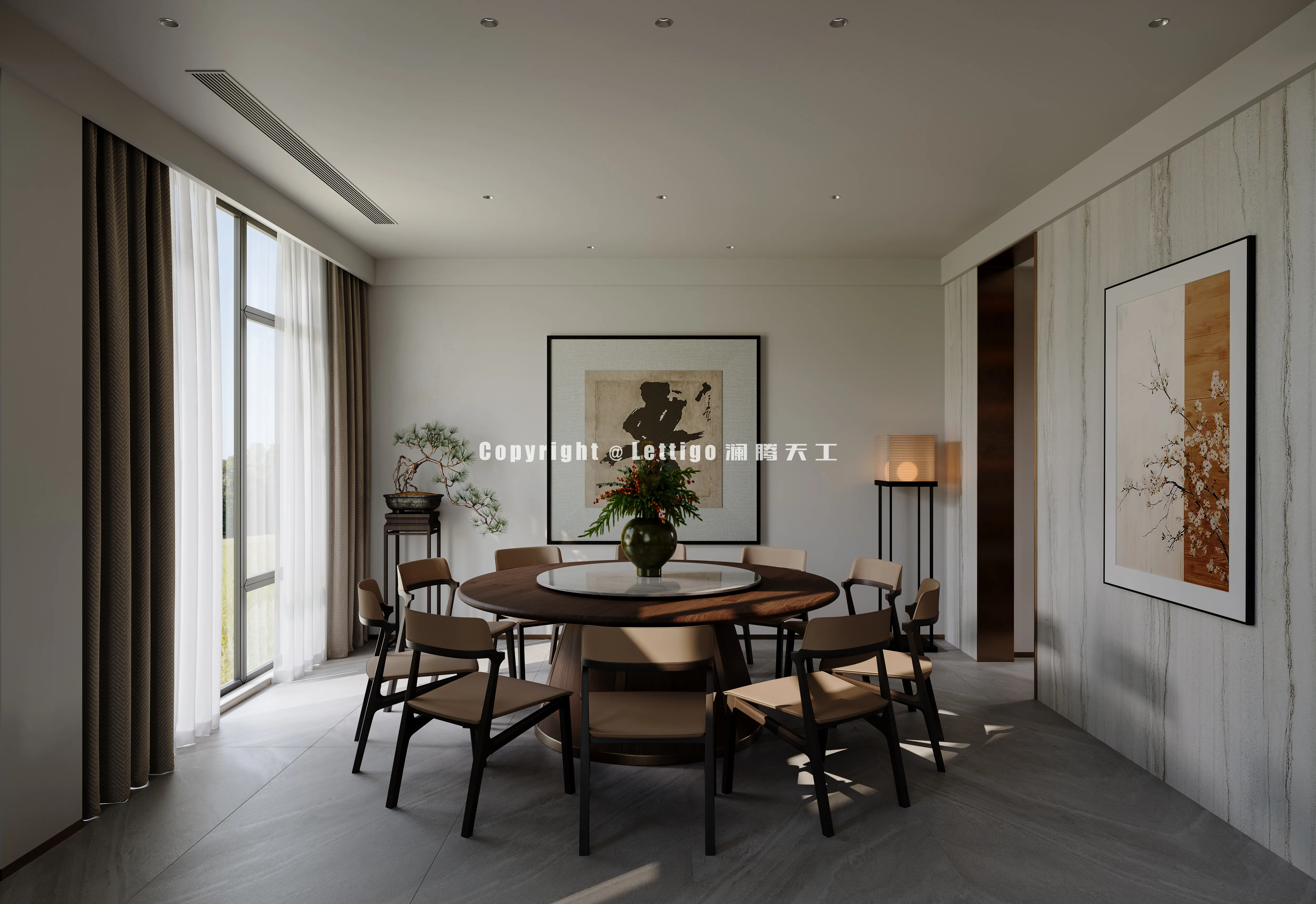 别墅 ｜ 质朴与光影_澜腾天工表现李工-站酷ZCOOL