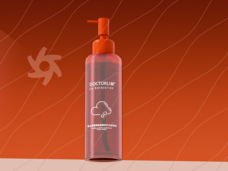 C4D 化妆品建模渲染_UU一枚小设计-站酷ZCOOL