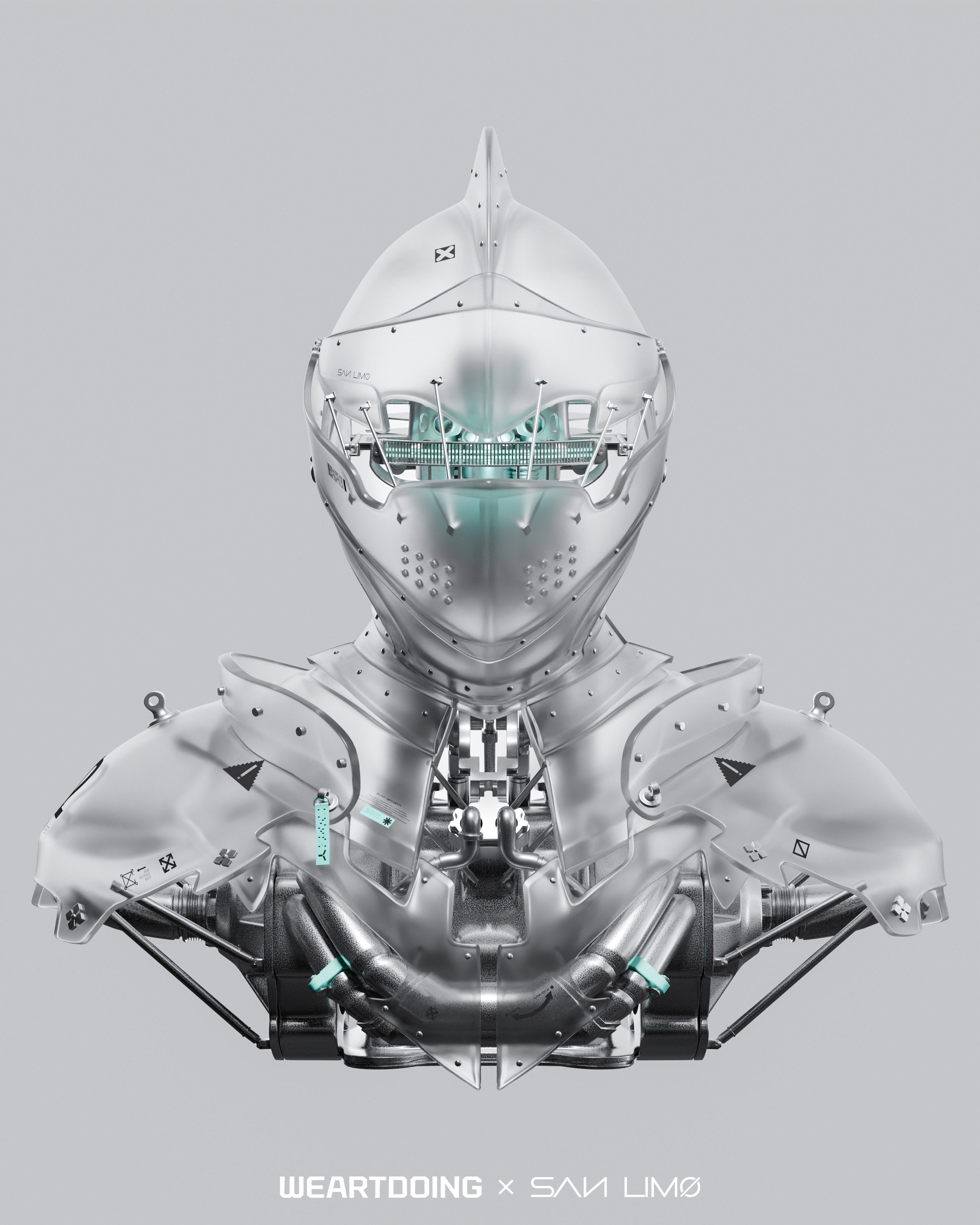 艺术家联名|EXOSOUL 赛博骑士正式降临！_WeArtDoing-站酷ZCOOL