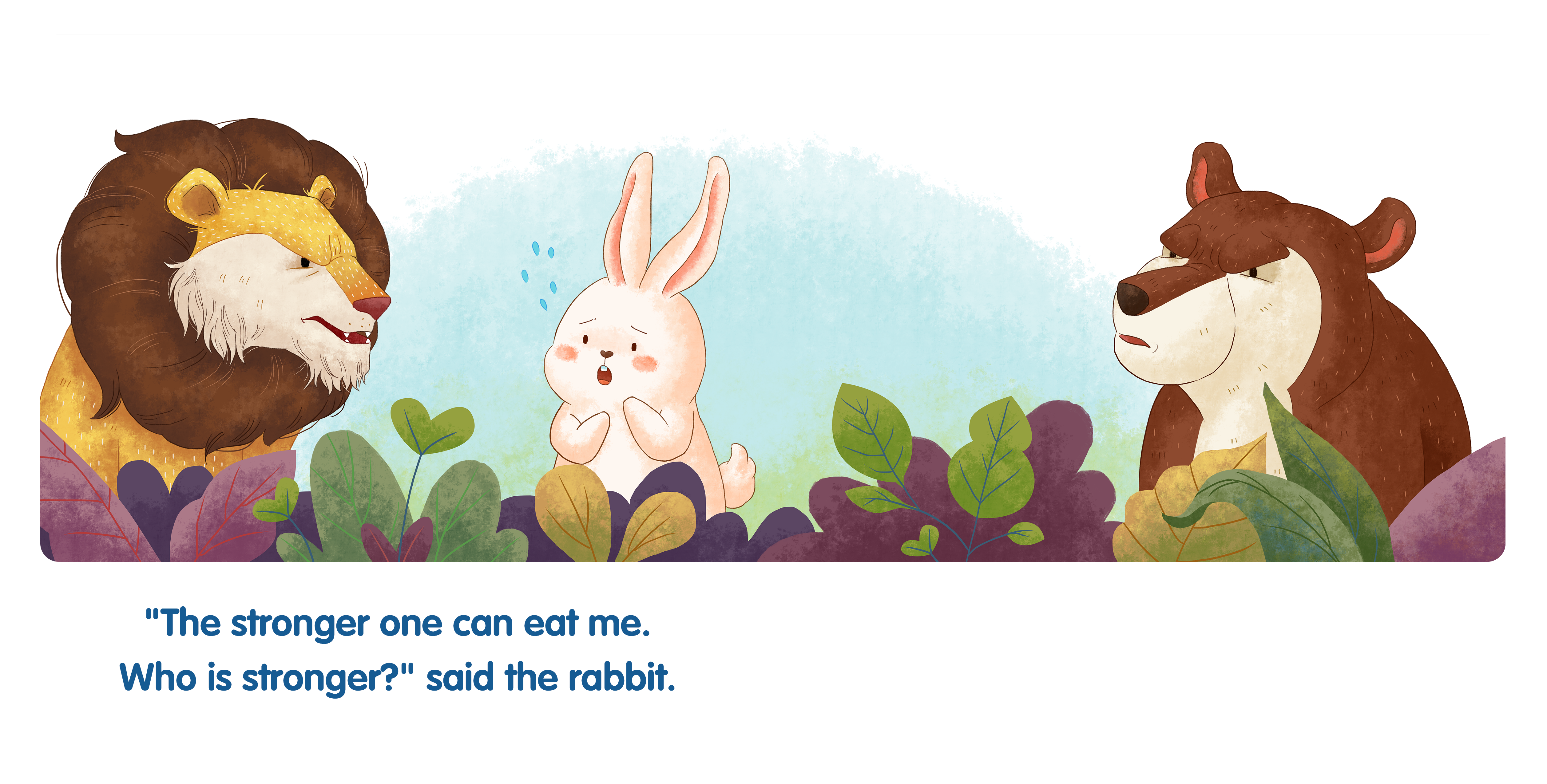 儿童绘本——who is strong_阿云zeco-站酷ZCOOL