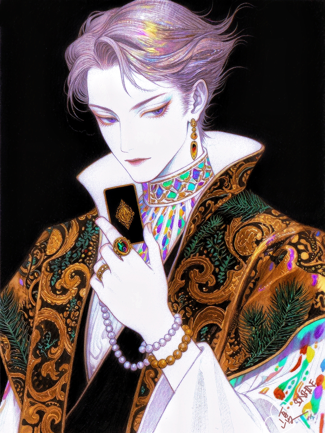 银鱼群游过瞳孔，带走最后的光斑_山夏SUNSHINE-站酷ZCOOL