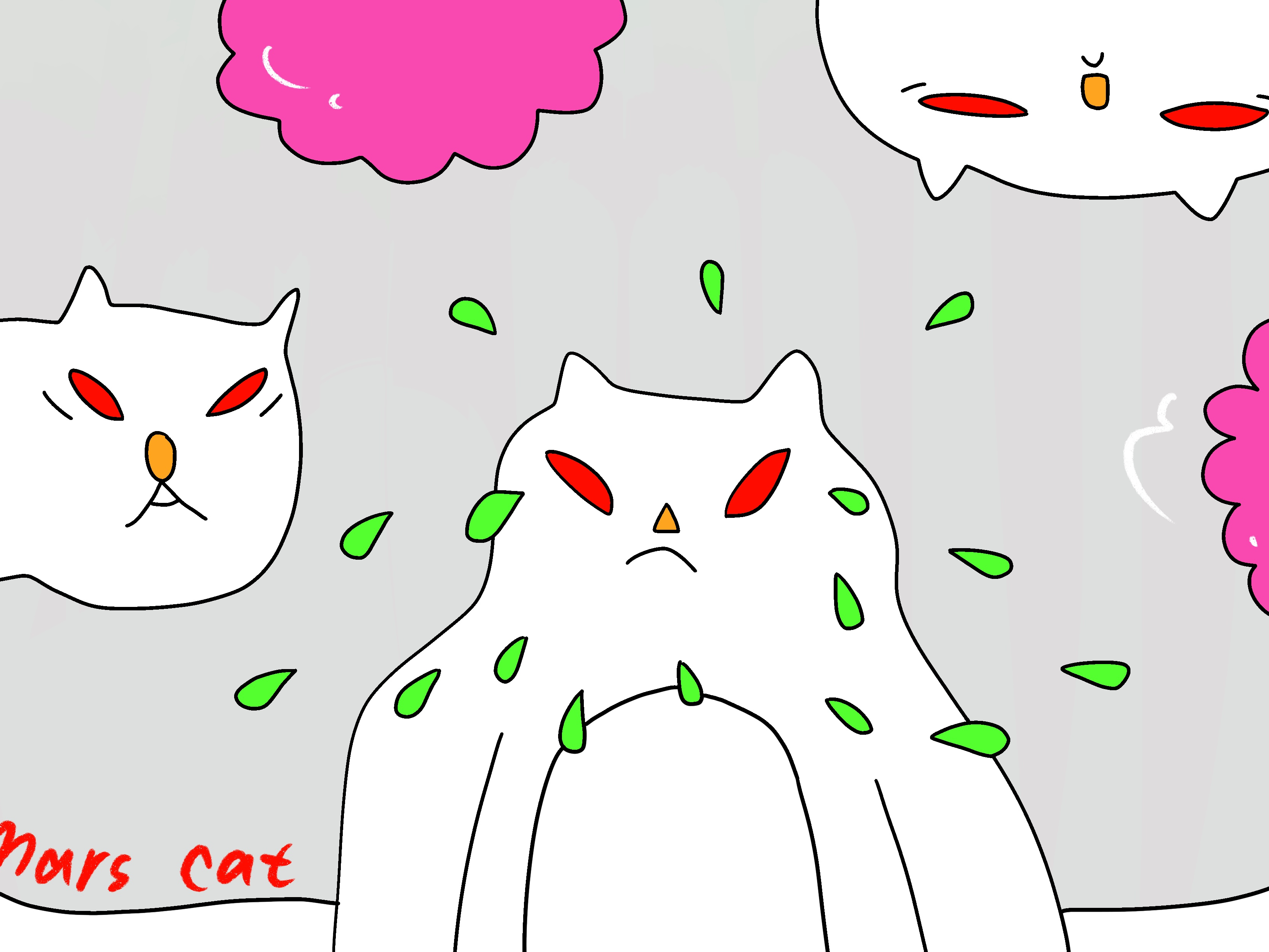 Mars cat（56～60）_鸡泥jini-站酷ZCOOL