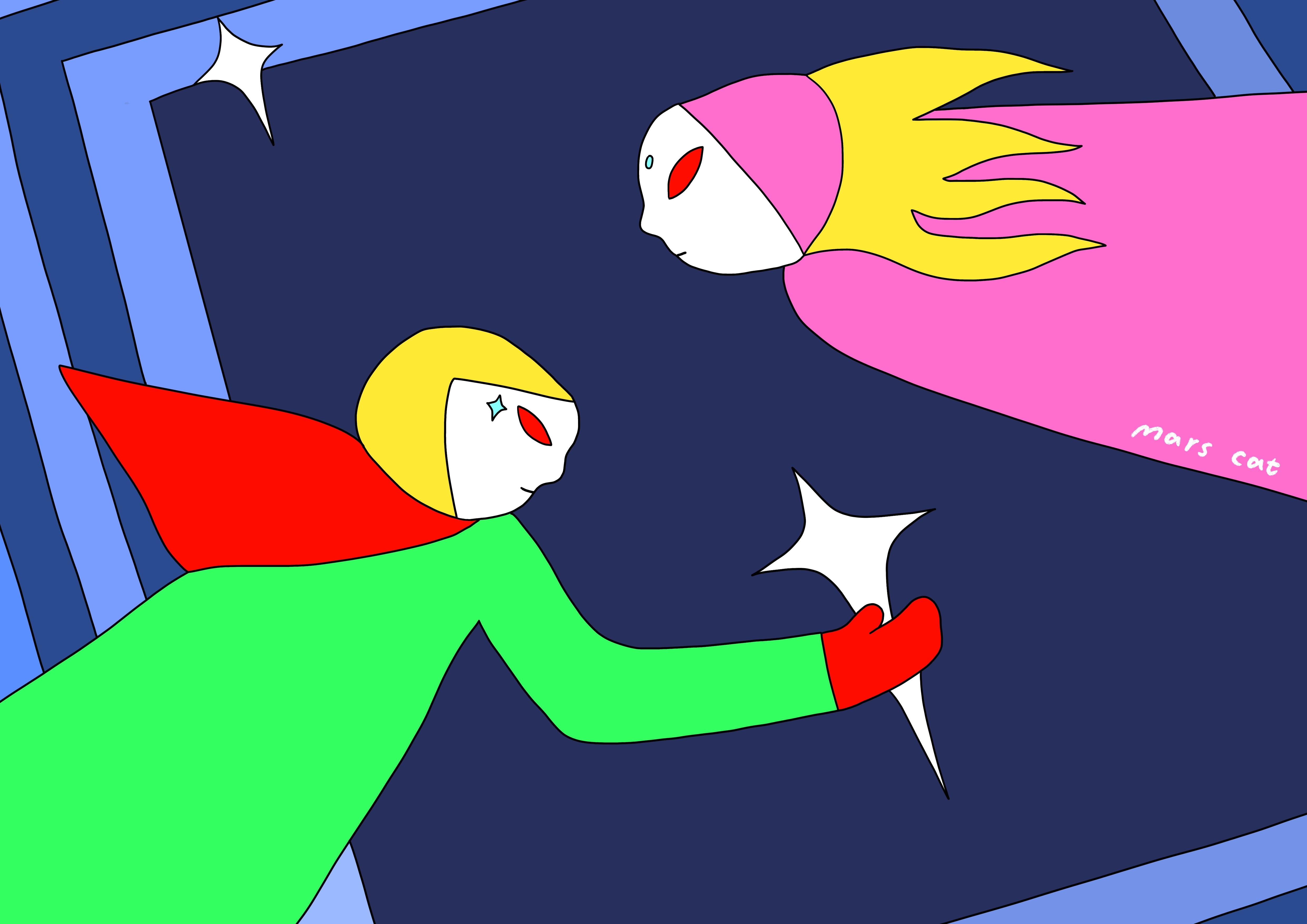 Mars cat（124～130）_鸡泥jini-站酷ZCOOL