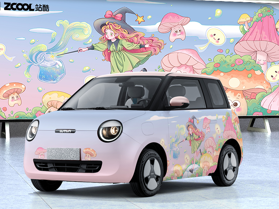 长安LUMIN—彩色“蘑”法_兔柒27-站酷ZCOOL