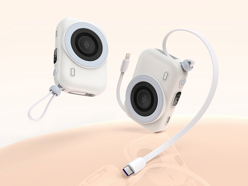 相机款磁吸充电宝 - 建模渲染_九零devise-站酷ZCOOL