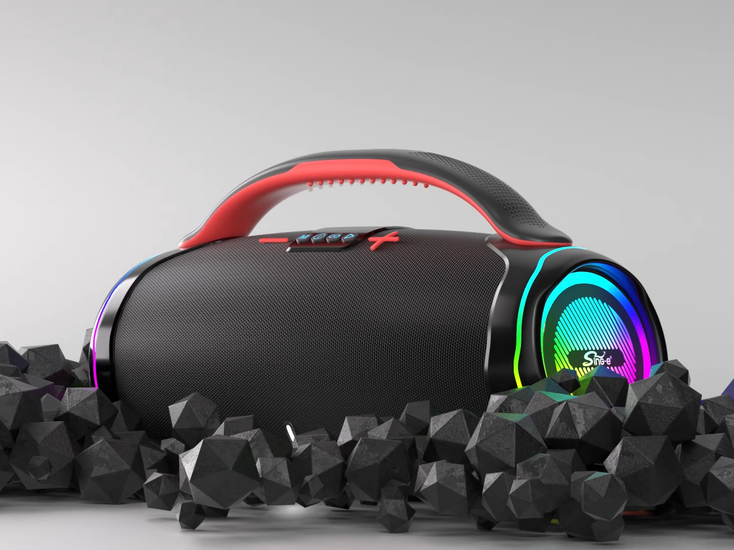 X8音响产品动态视频三维渲染_蔡00-站酷ZCOOL